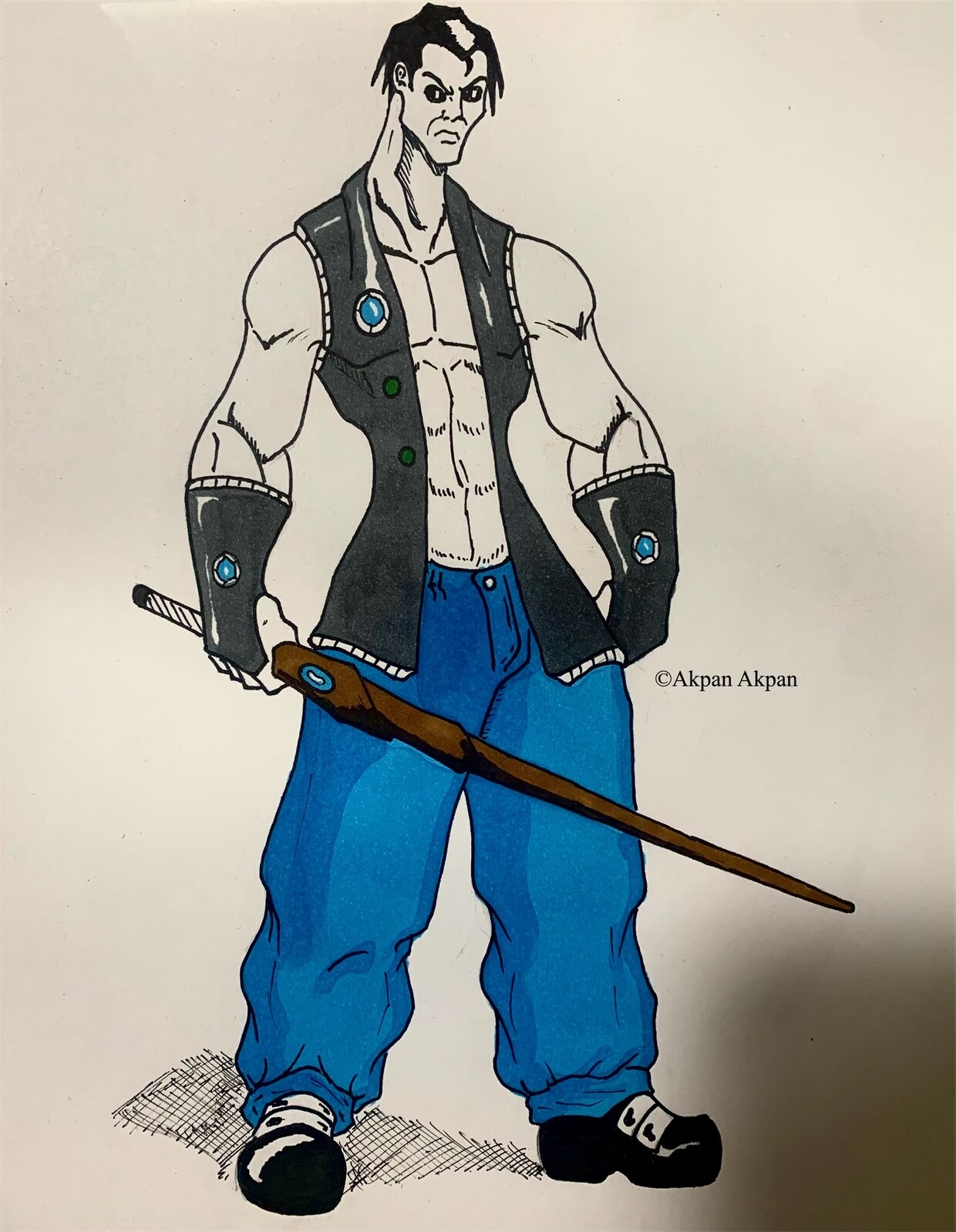 Akpan Akpan - Concept art for Arcanus Reign. Alternative look for Sloane.