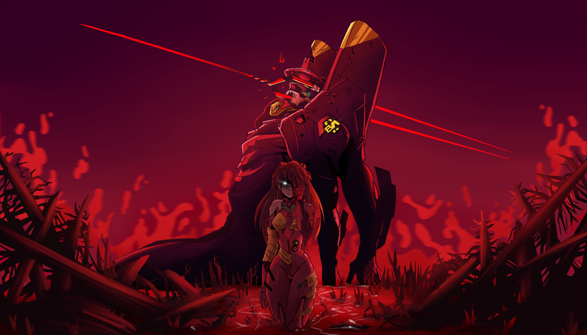 ArtStation - EVA O2 from Evangelion