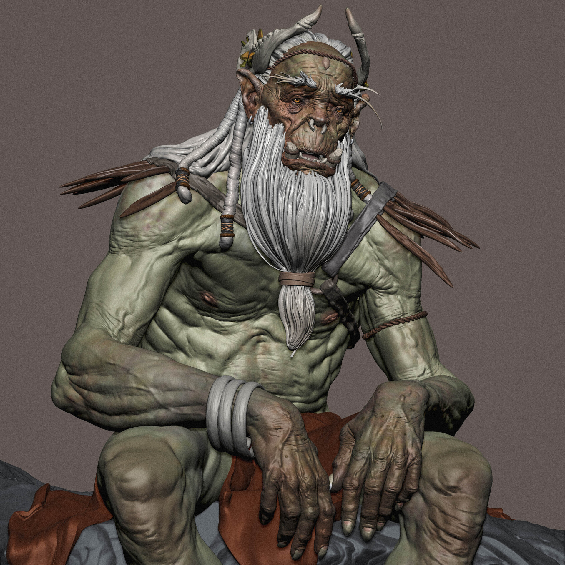 ArtStation - Old Orc