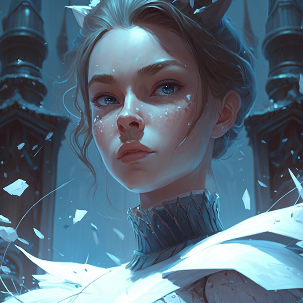 ArtStation - Girl of winter 3