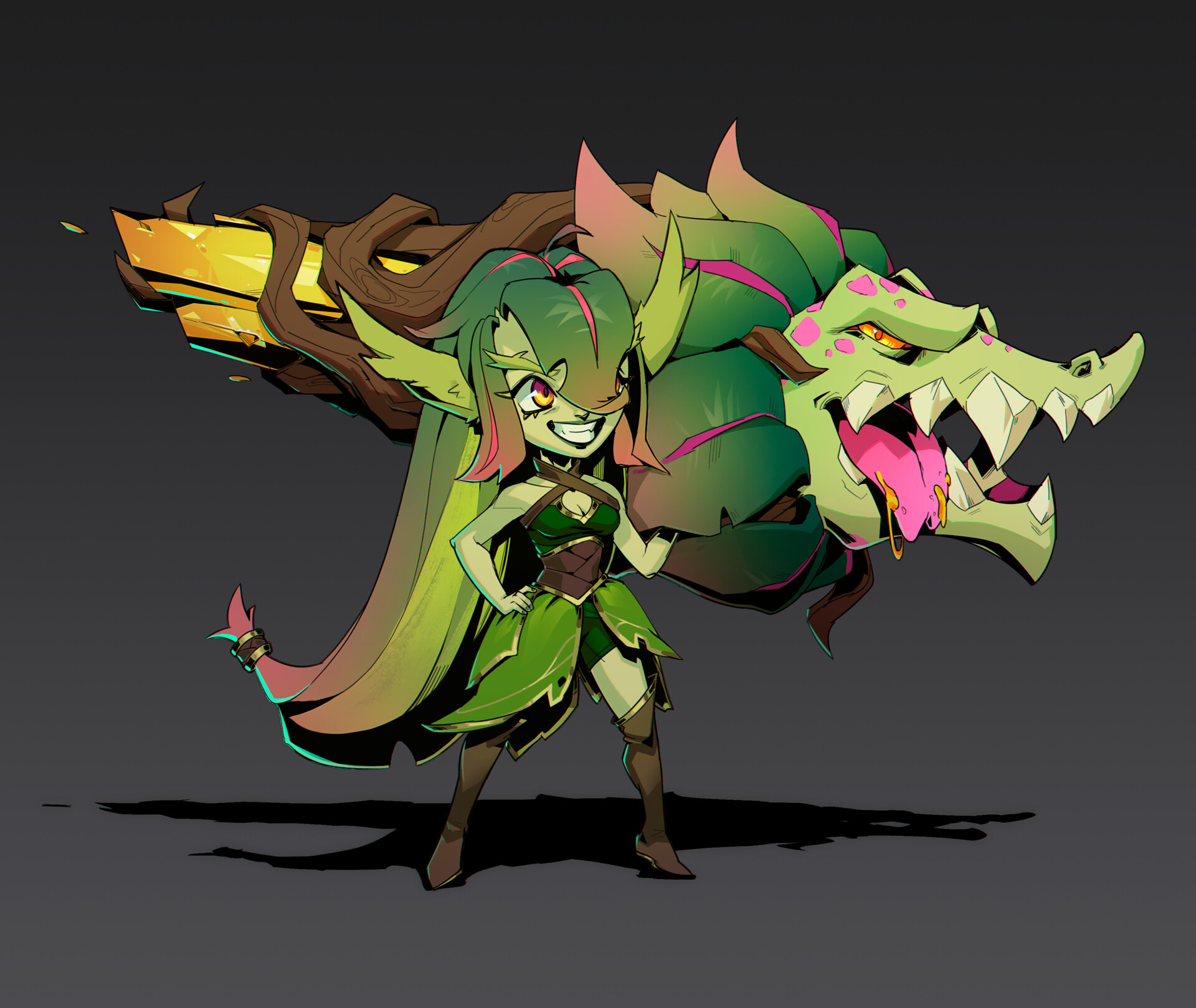 ArtStation - Nymph and Piranha Gun