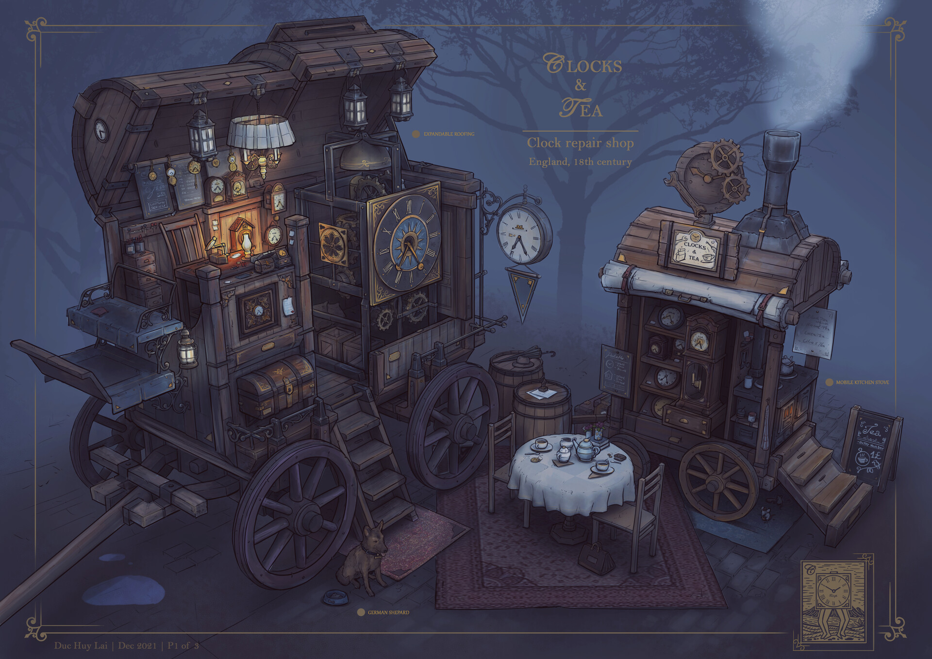 ArtStation - Clock repair shop