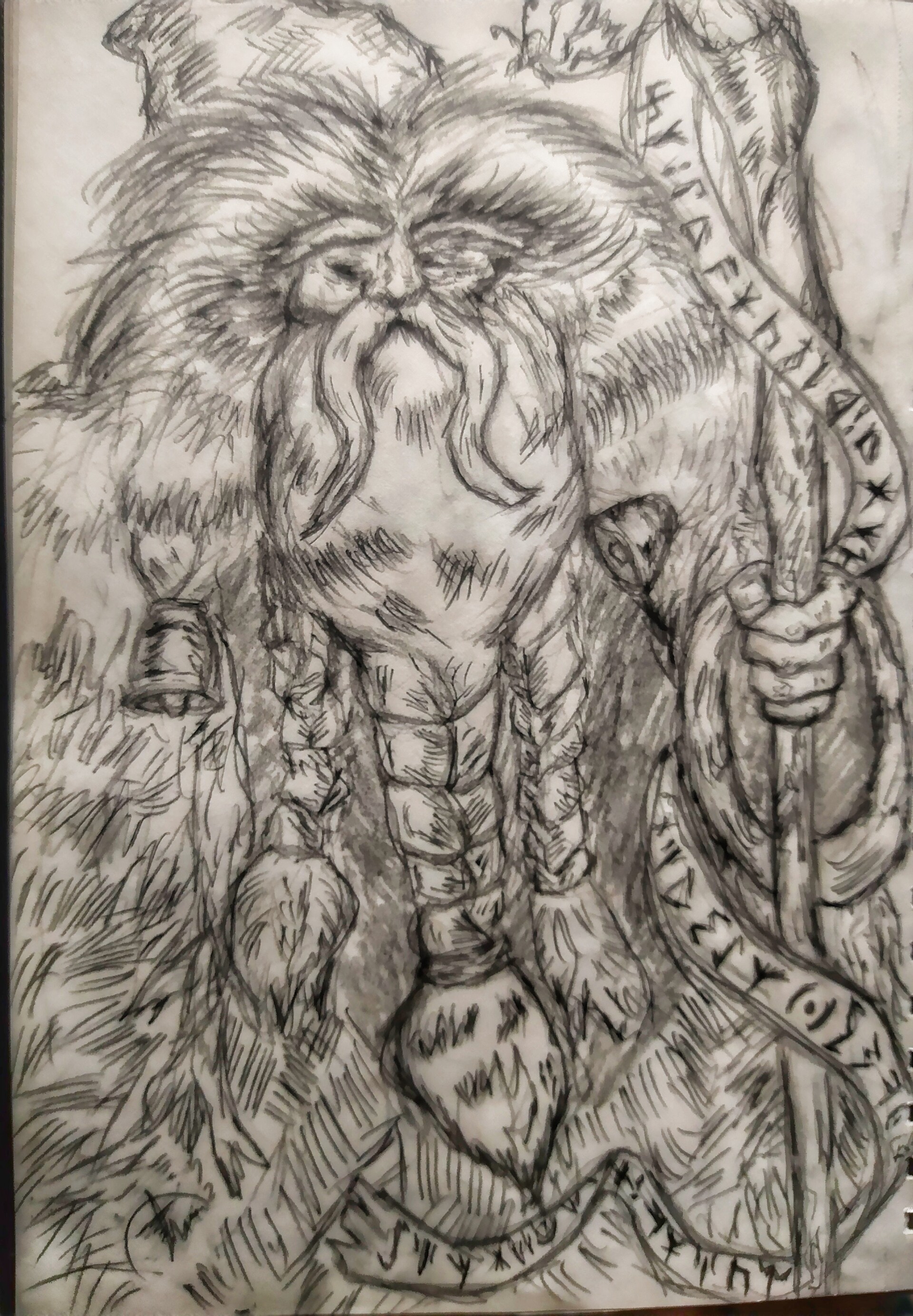 ArtStation - Old Shaman - Dede Korkut