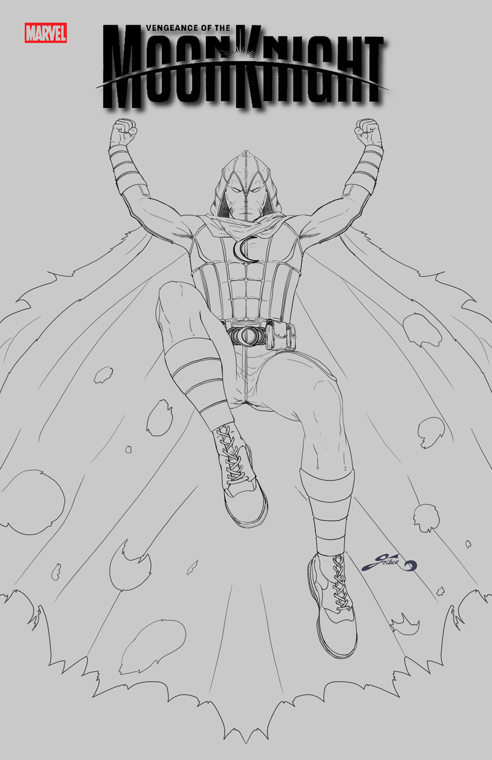 moon knight coloring pages