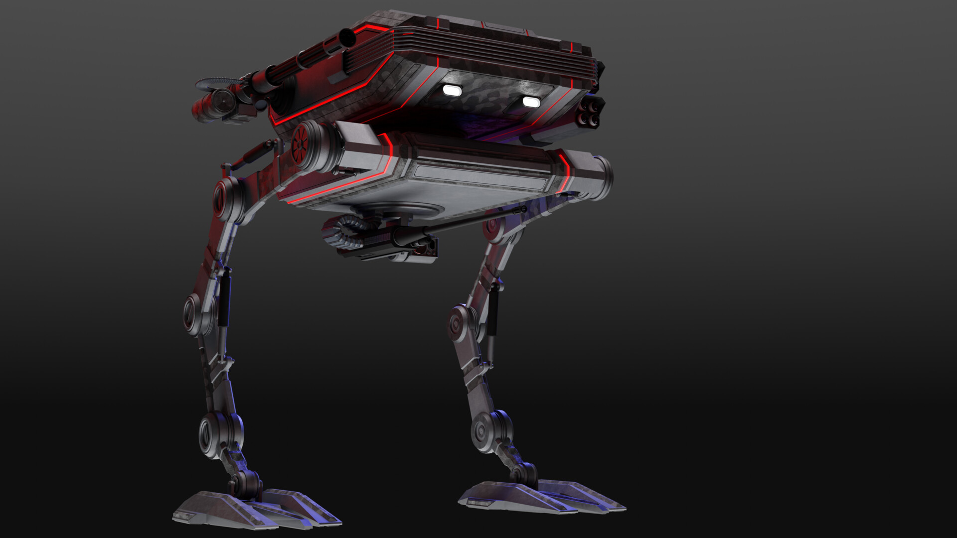 ArtStation - CAW- Compact Armoured Walker