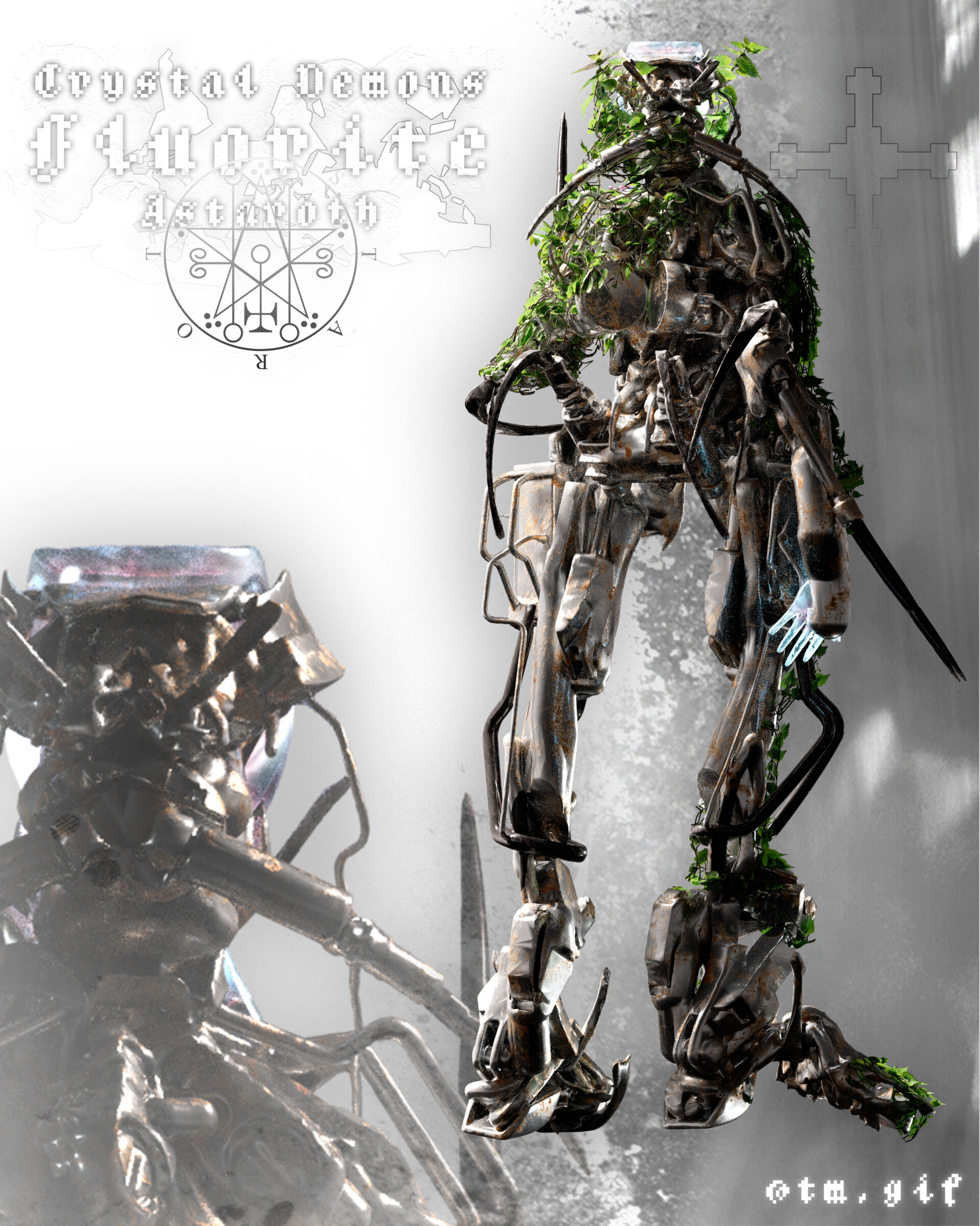 ArtStation - Crystal Demon - Fluorite / Astaroth