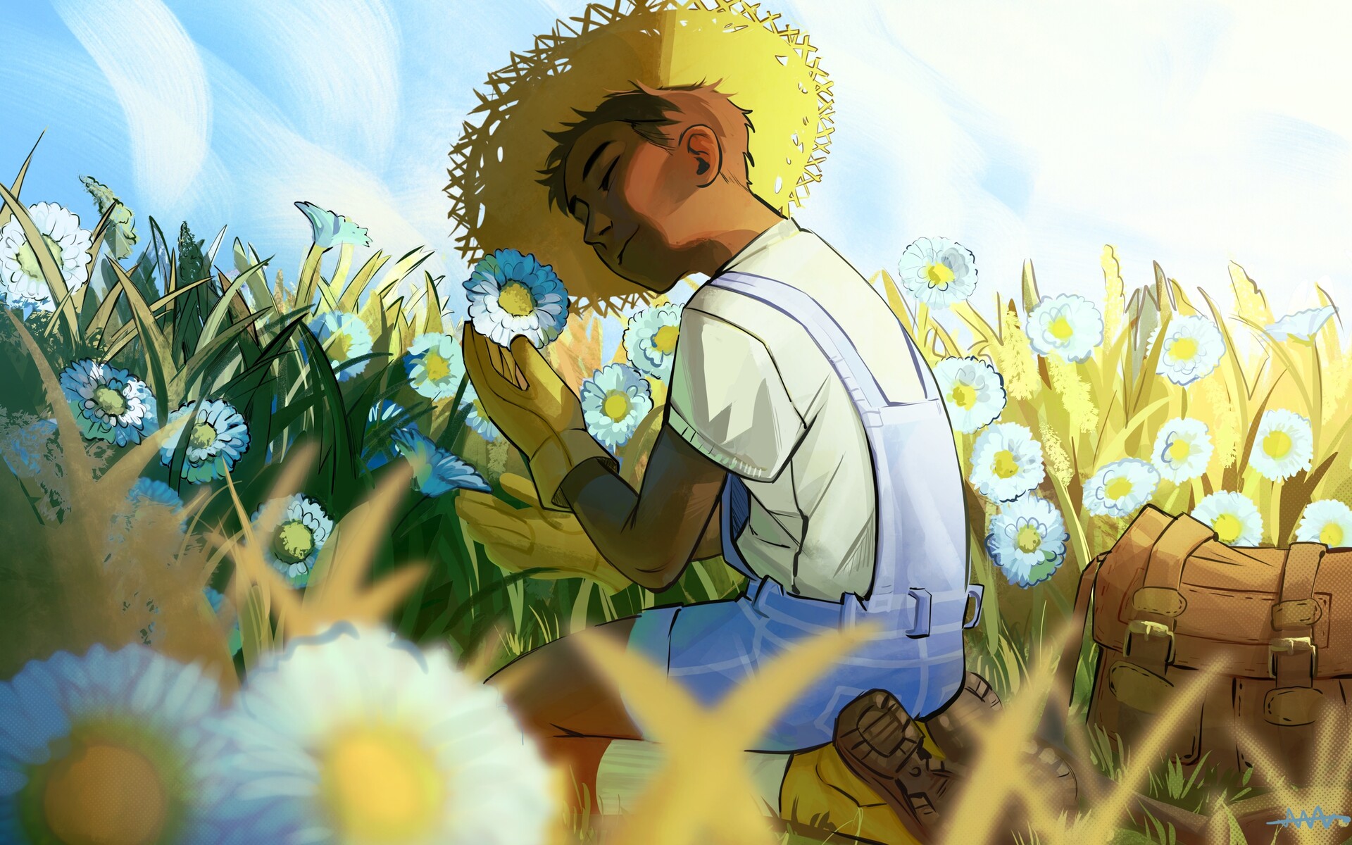 ArtStation - Flower boy