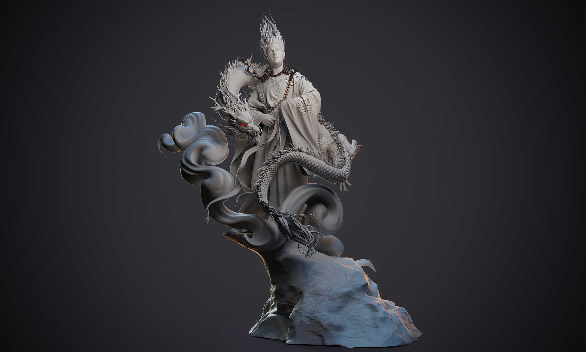 巧课力 CGmomo - 【学生作品】傅光宇--《亢金龙》