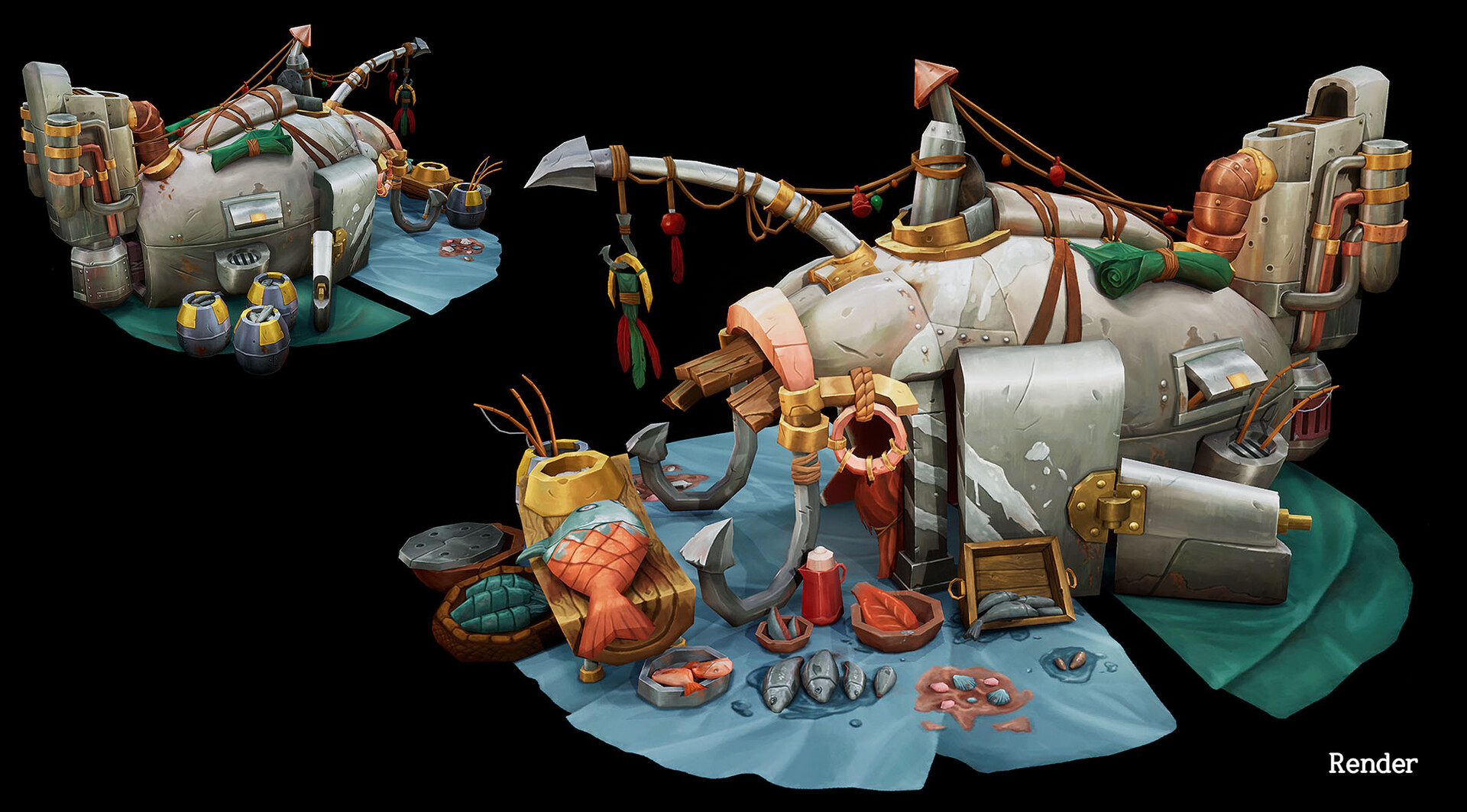 ArtStation - Fish House