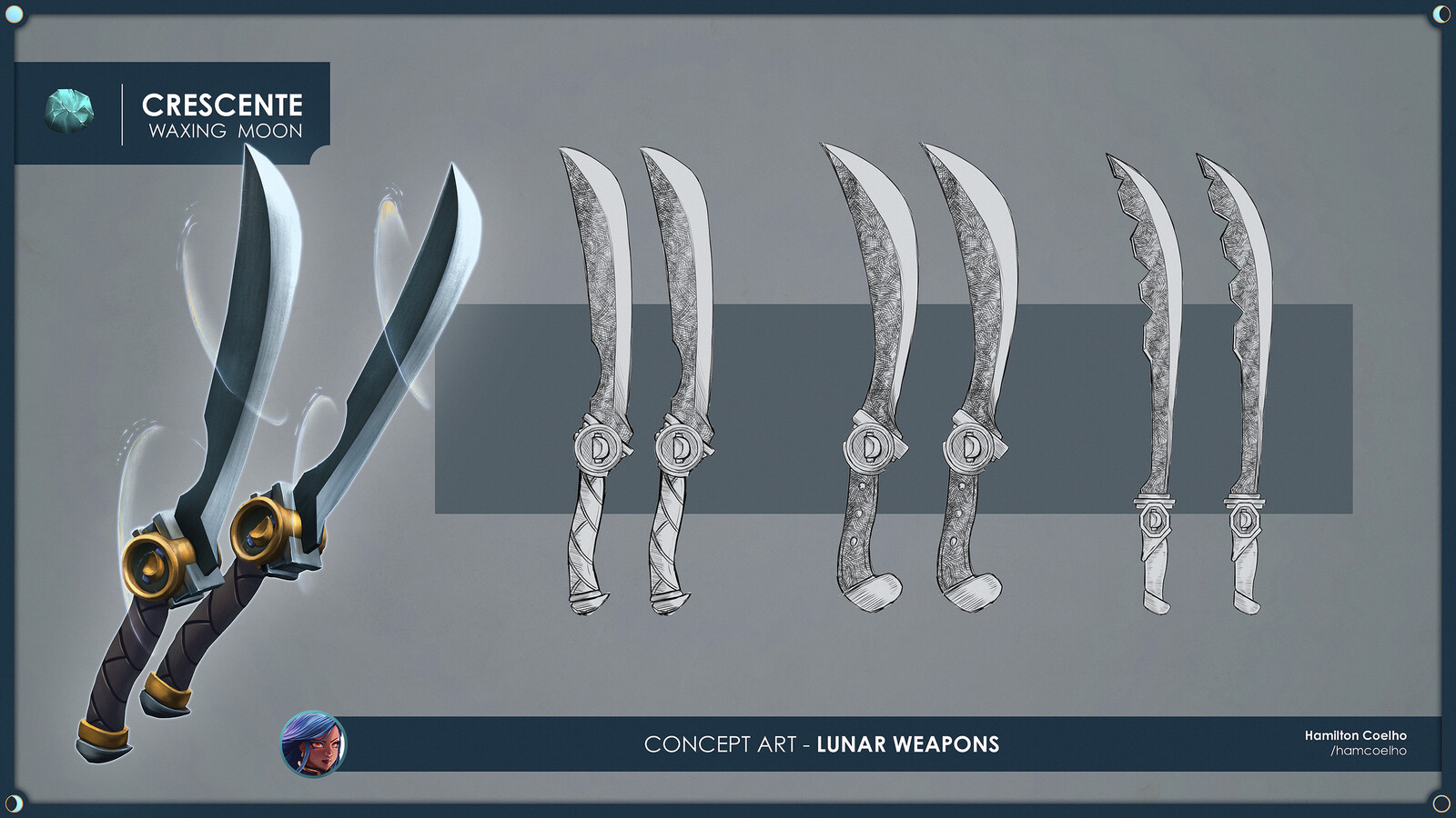Hamilton Coelho - Concept Art: Lunar Weapons