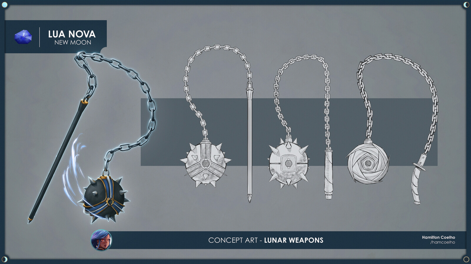 Hamilton Coelho - Concept Art: Lunar Weapons