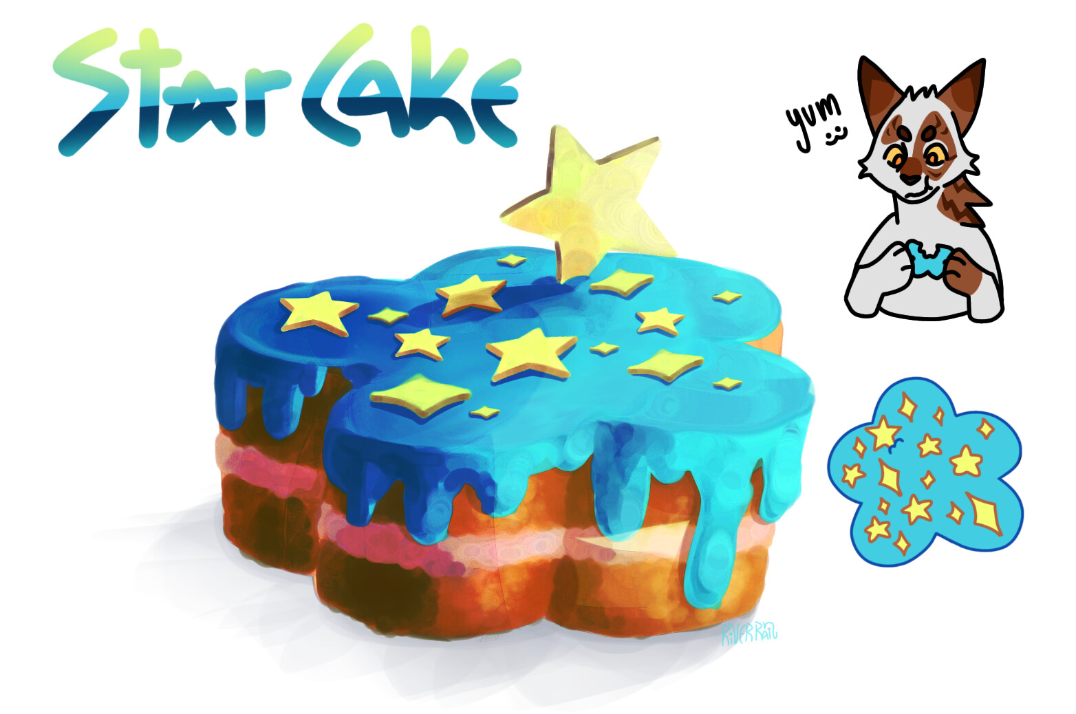 ArtStation - Star Cake