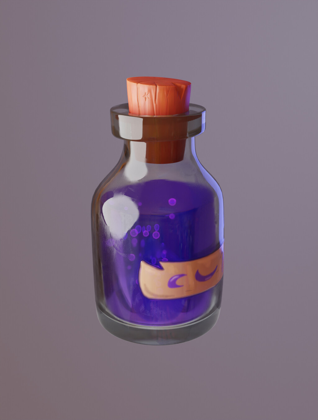 ArtStation - Magic potion bottle 3D model