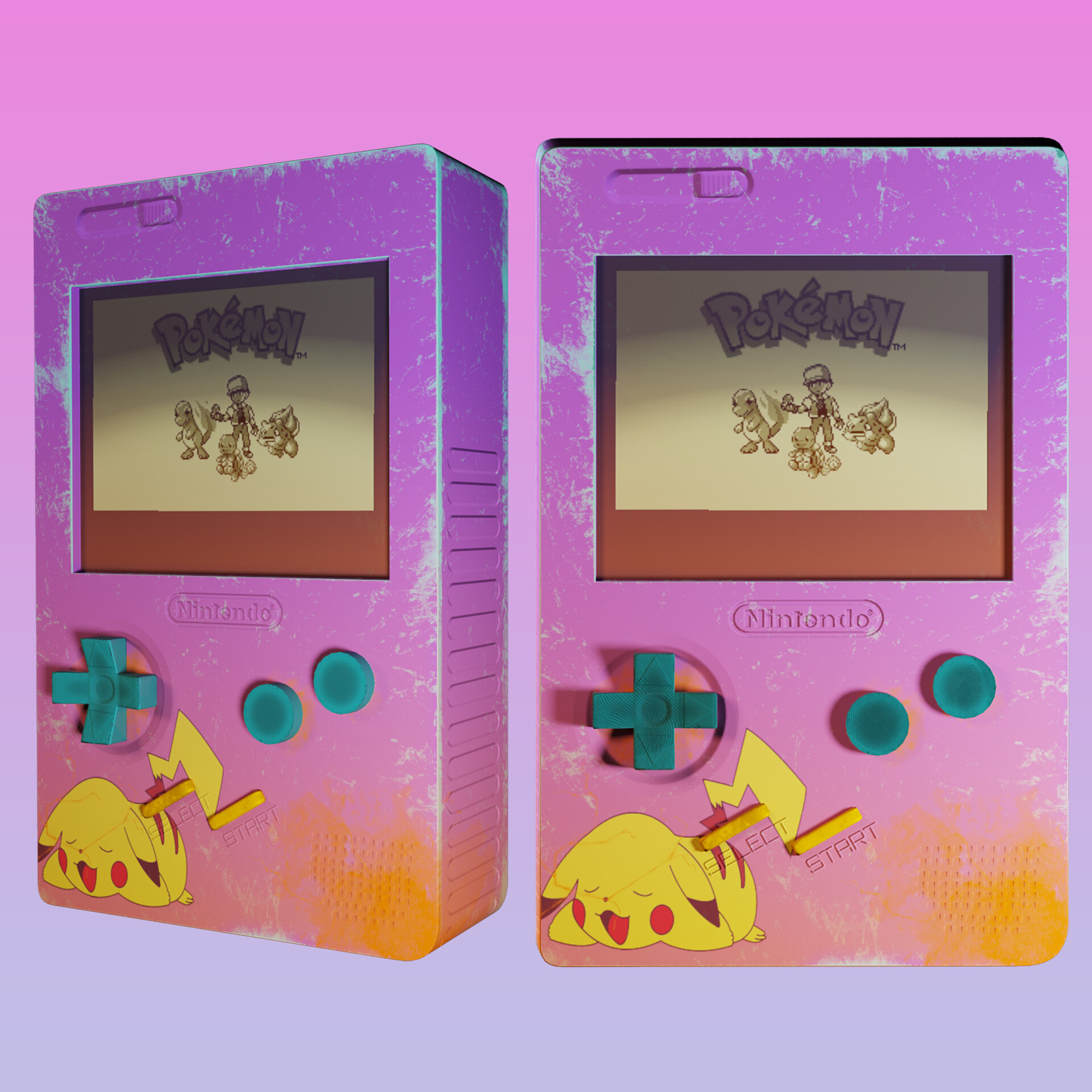 ArtStation - Nintendo game boy