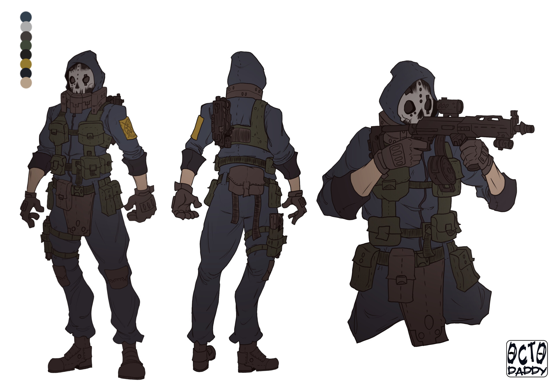 ArtStation - DG Solider. Concept art + Variations