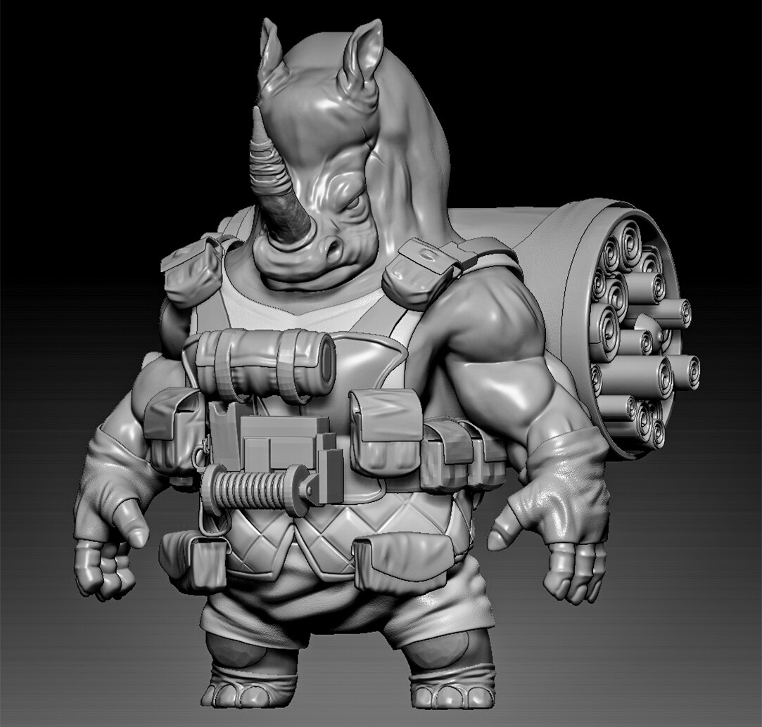 ArtStation - stylized Rhino