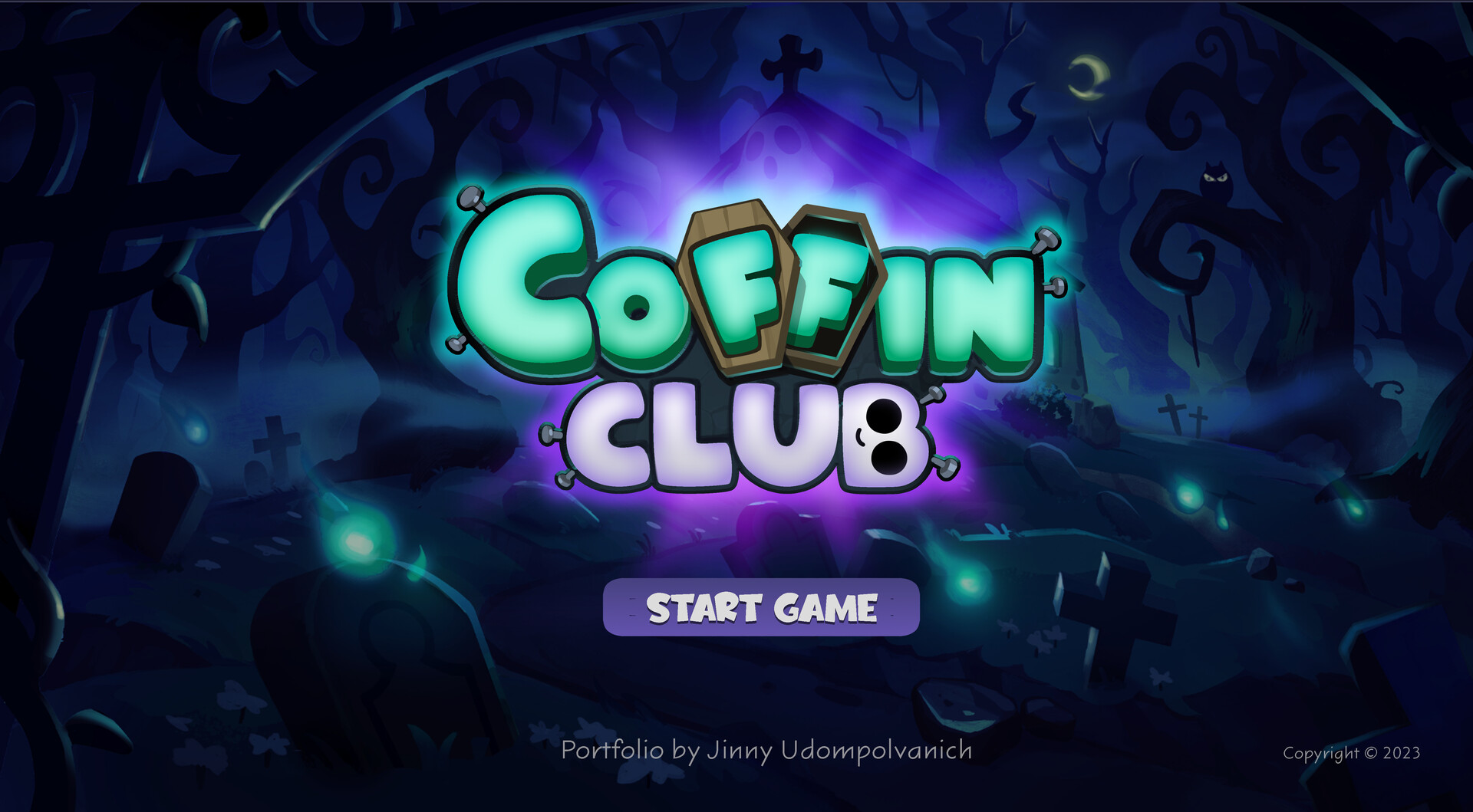 ArtStation - Coffin Club Game Logo