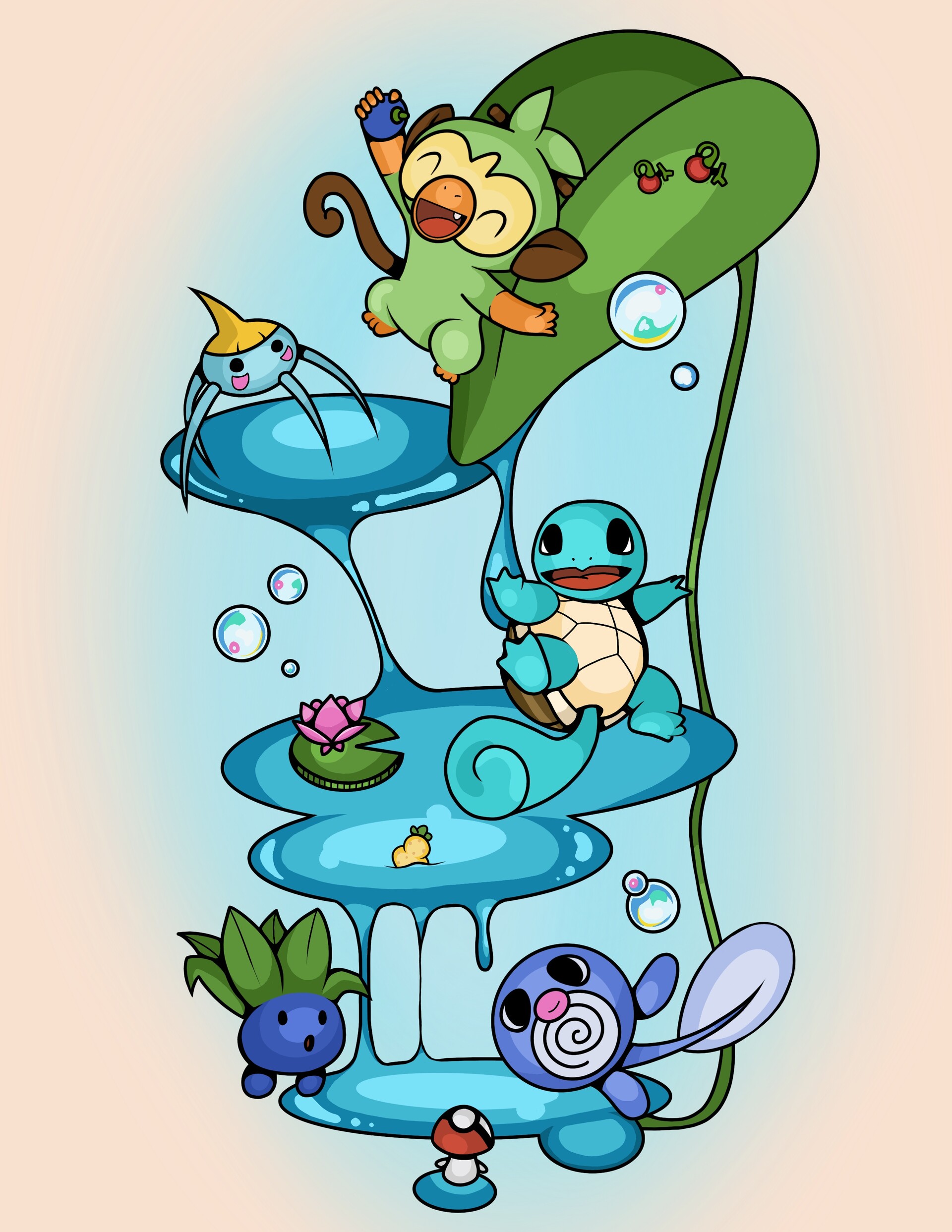 ArtStation - Pokemon Puddles
