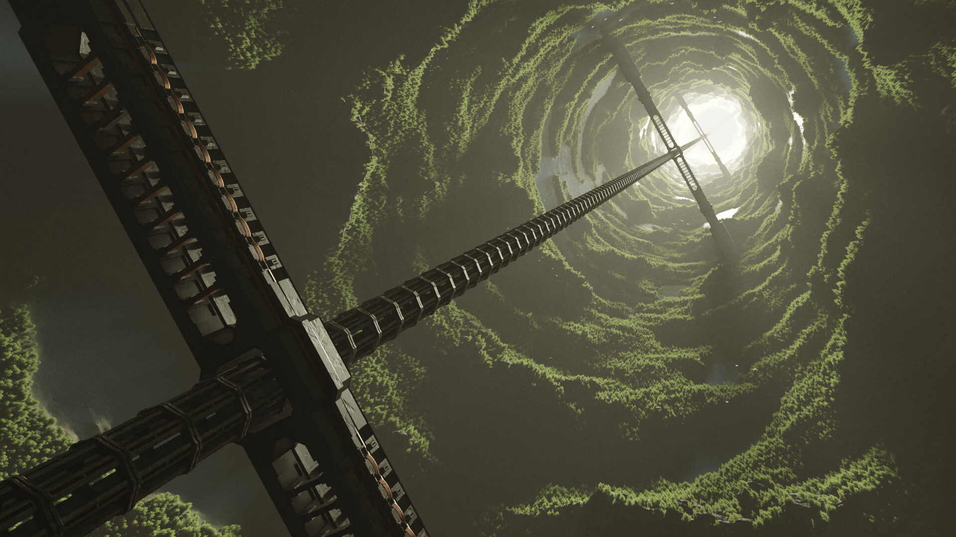 ArtStation - Space Station Forest