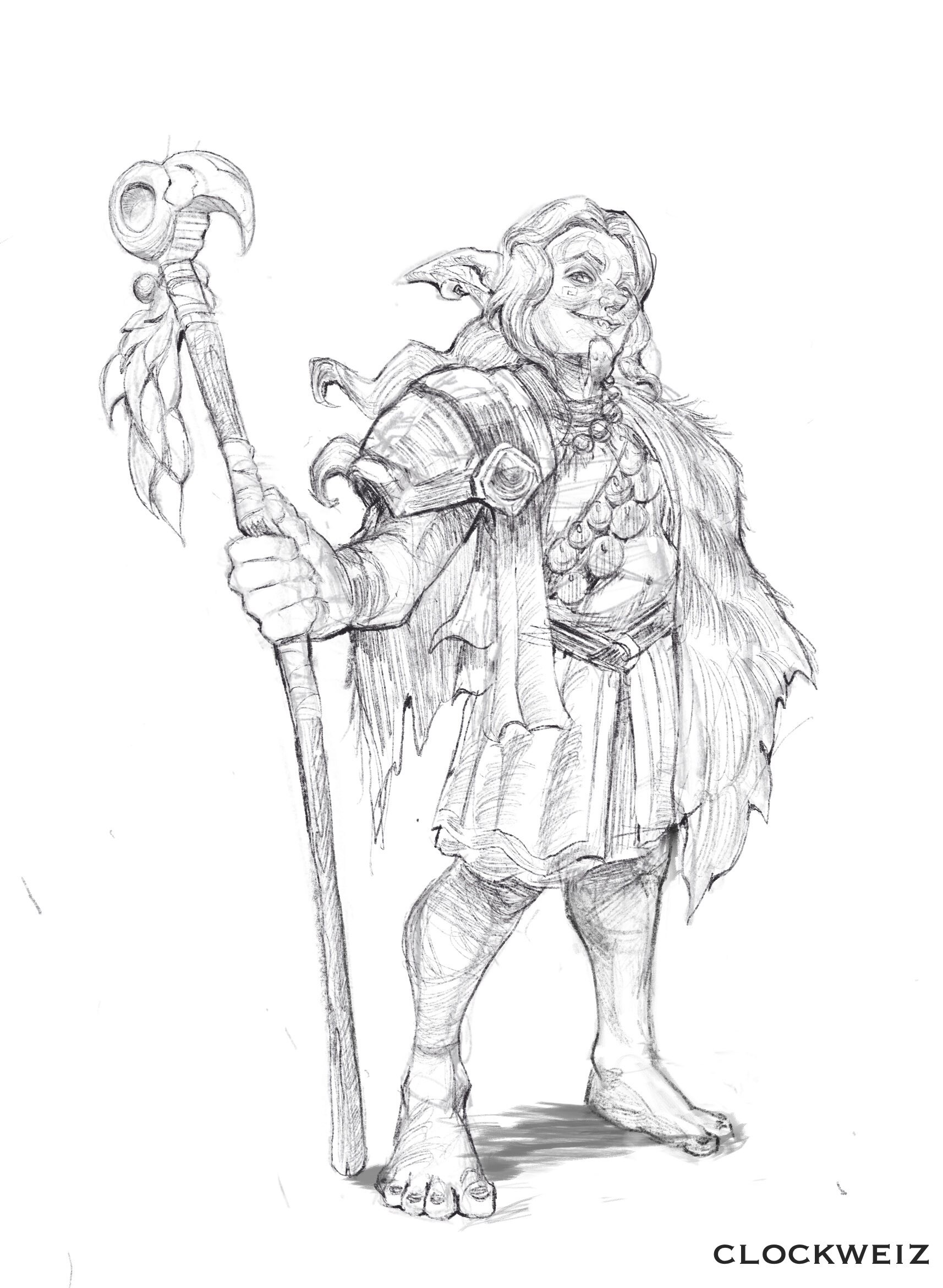 ArtStation - Impling Wanderer Sketch