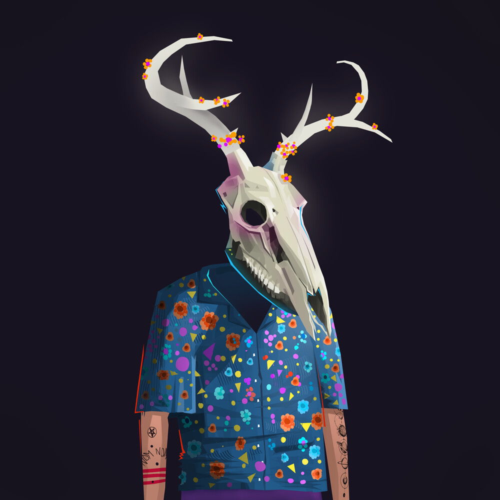 ArtStation - Deer Skull