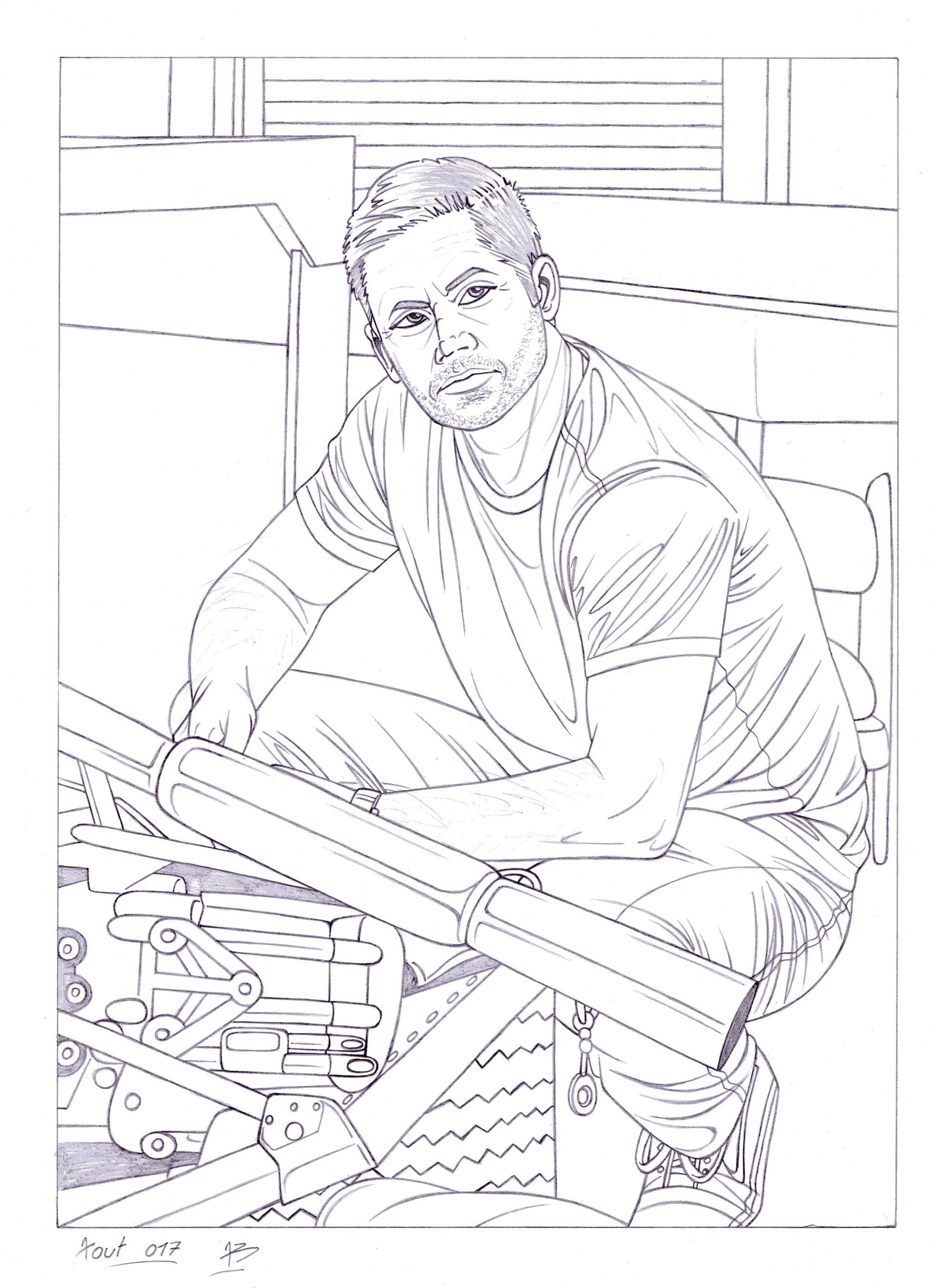 paul walker coloring pages