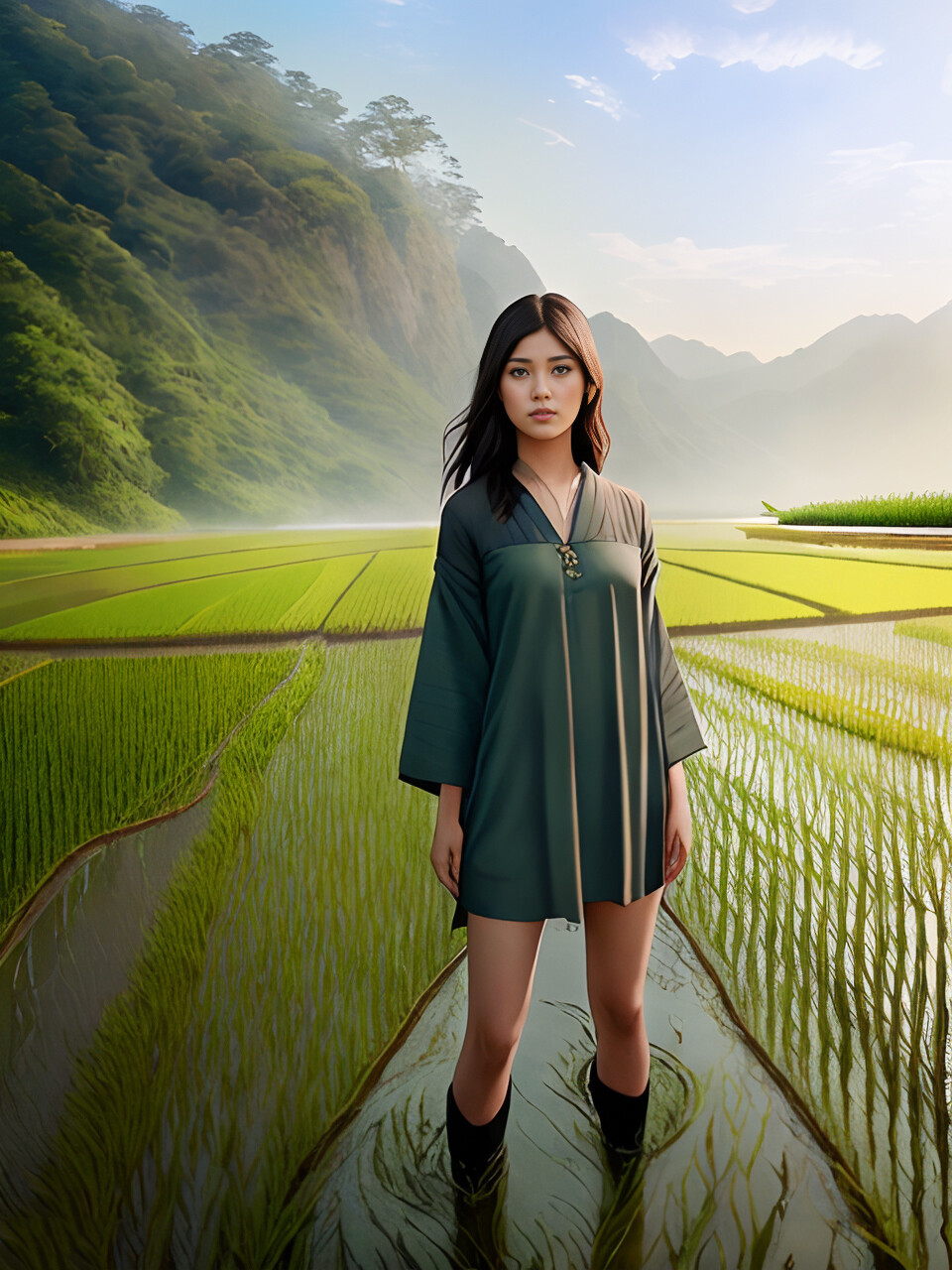 ArtStation - Rice Field