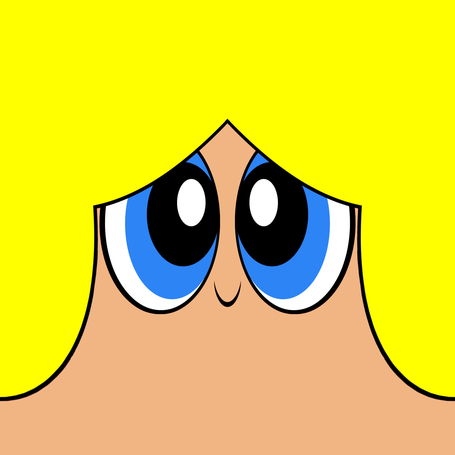 Powerpuff Girls Bubbles Face