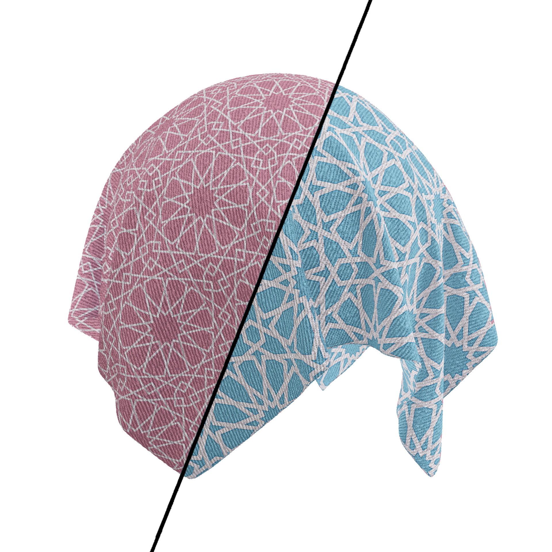 ArtStation - Fabric Materials 10- Arabic Fabric Seamless PBR 4k