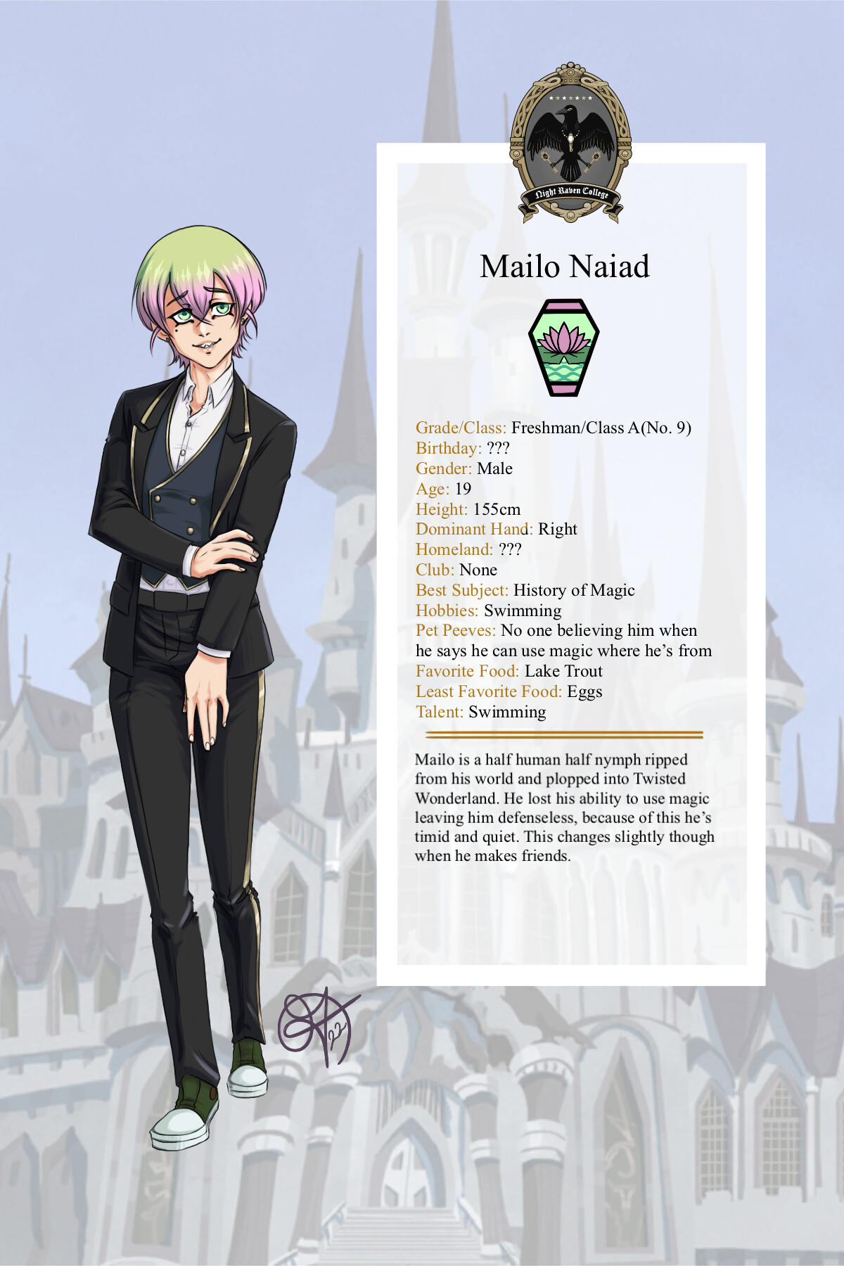 ArtStation - Mailo - FanOC for TWST