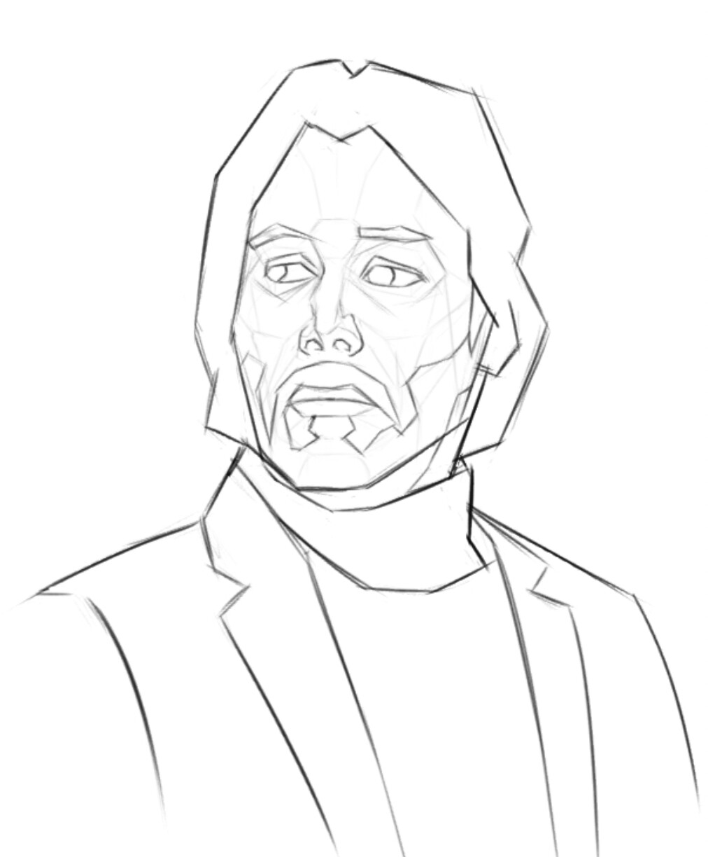 how to draw john wick fortnite