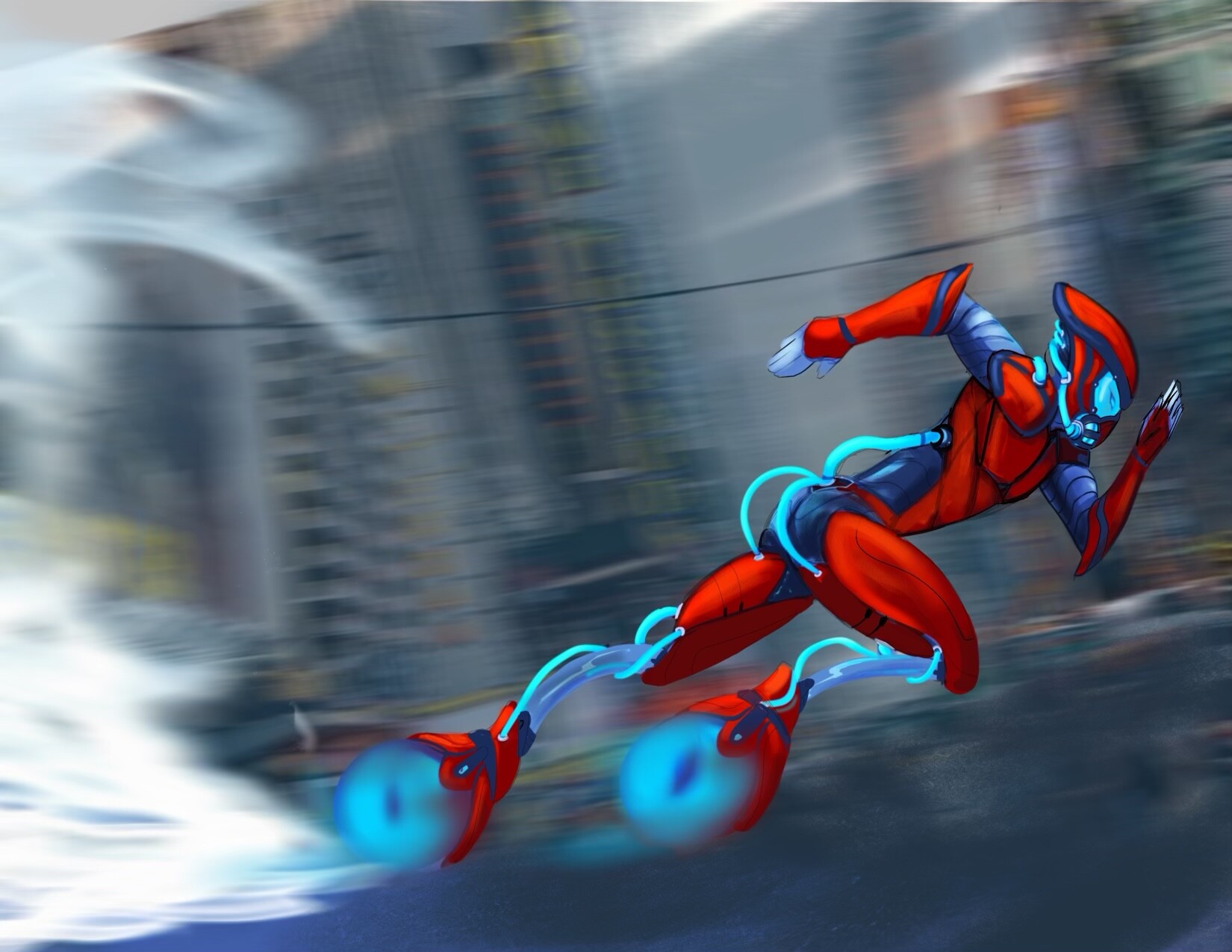 ArtStation - Xoler Character Concept (The Legless Alien Speedster)