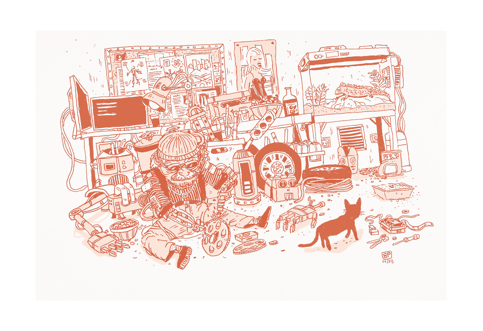 ArtStation - Old Cyber Mecha