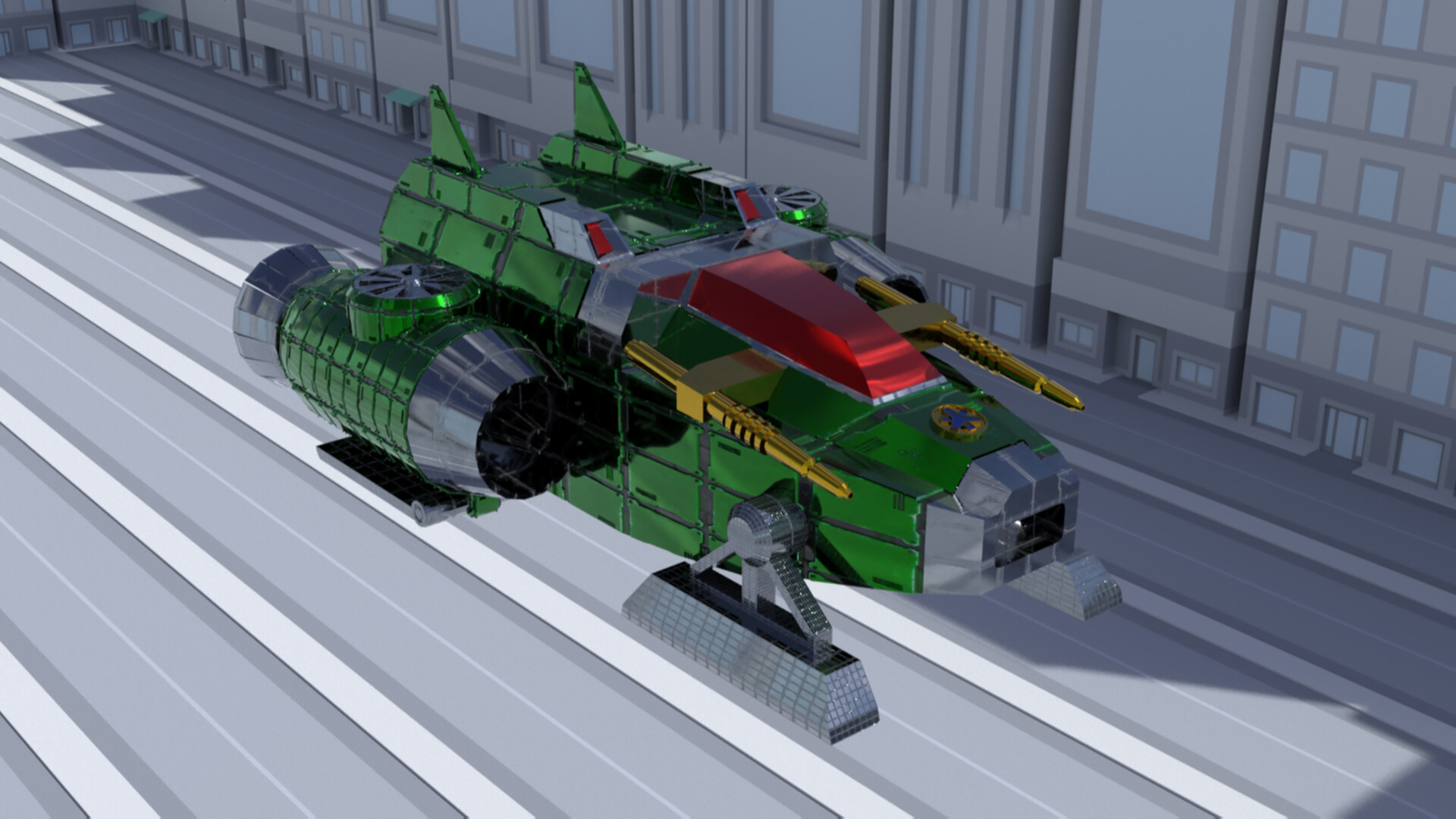 ArtStation - Aero Rescue 3 / 99Machine Green Hover