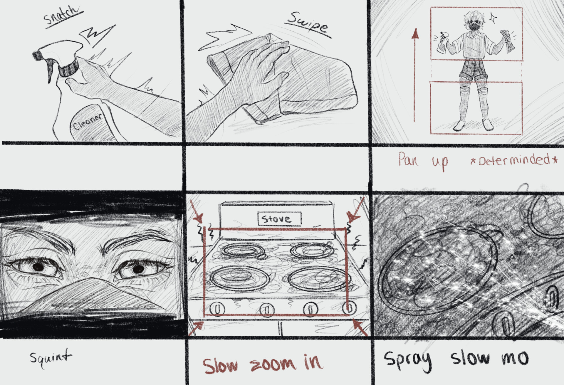 ArtStation - Cockroach Scare- Storyboard