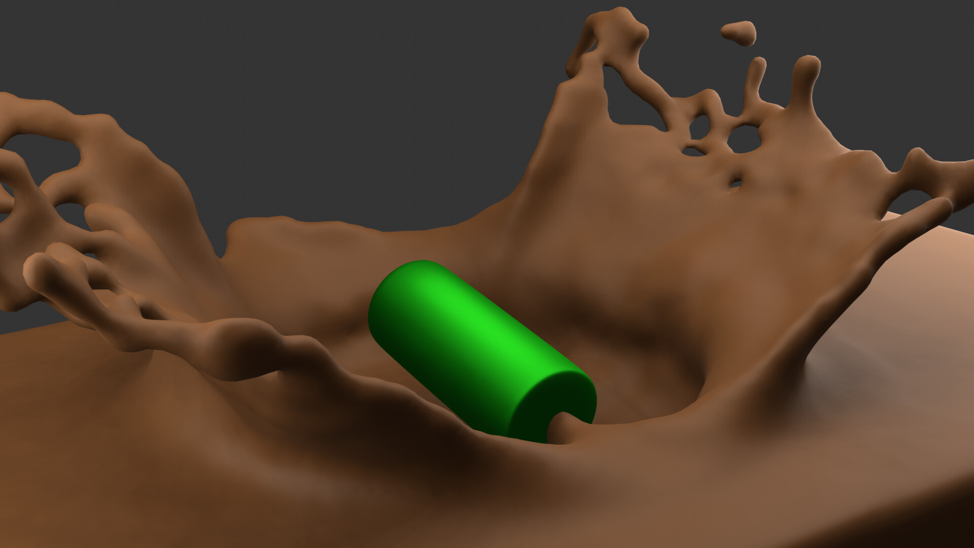 ArtStation - Choco Splash - Fluid Simulation