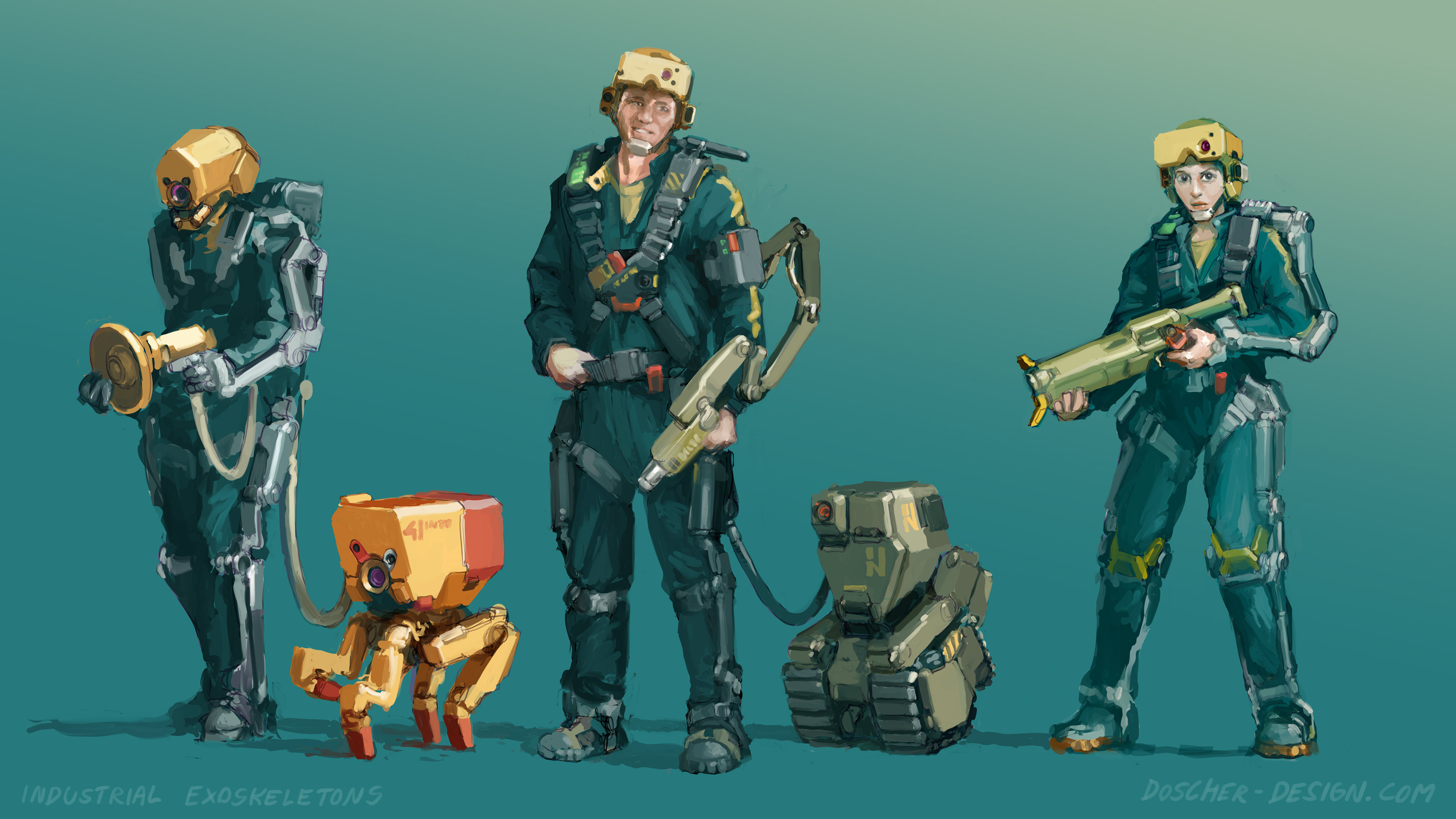 Mike Doscher Design - Industrial Exoskeletons