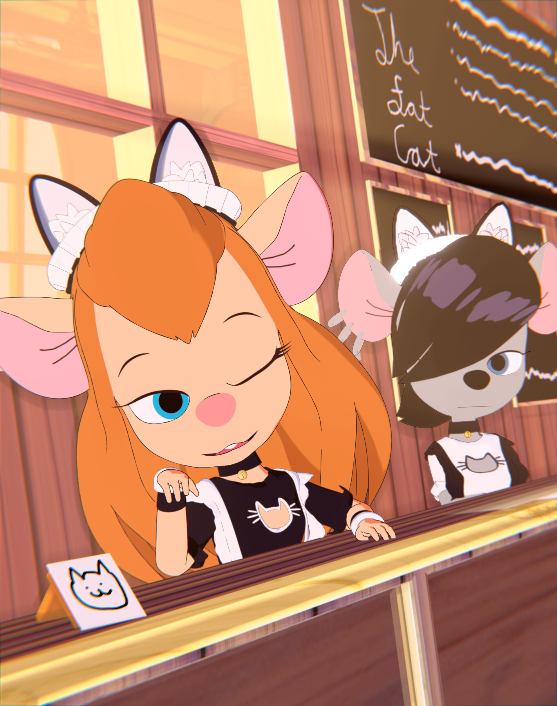 ArtStation - Neko Mouse Maids