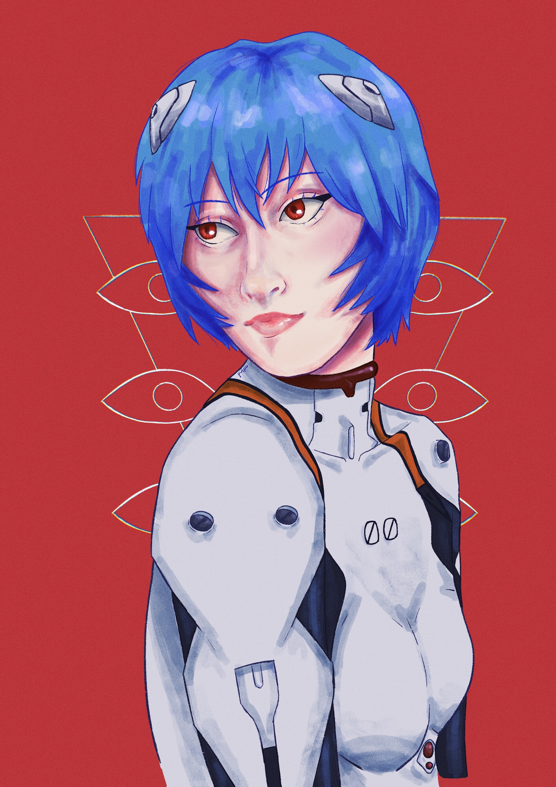 ArtStation - Rey Ayanami (Evangelion)