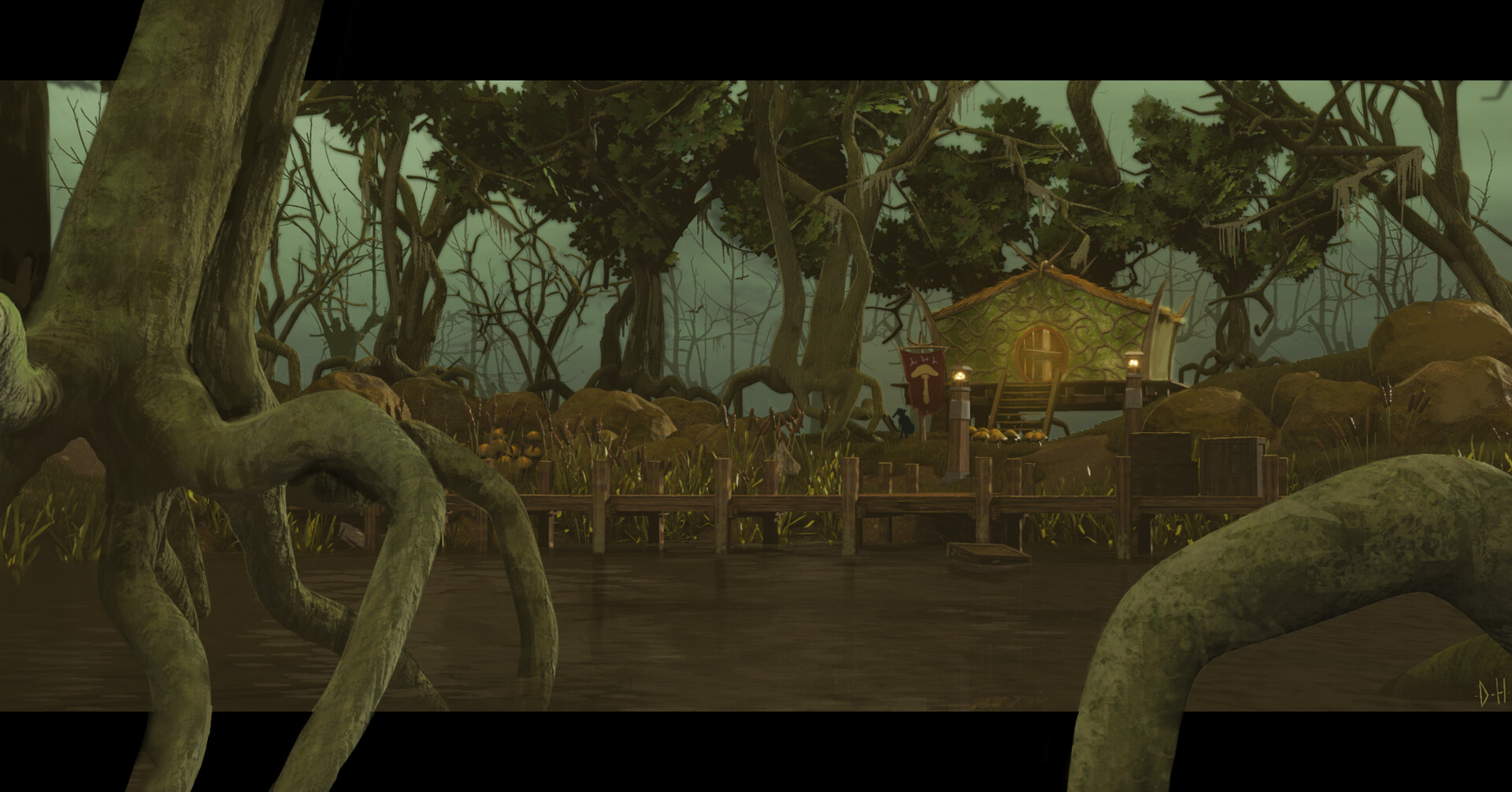 ArtStation - Marécage mystérieux