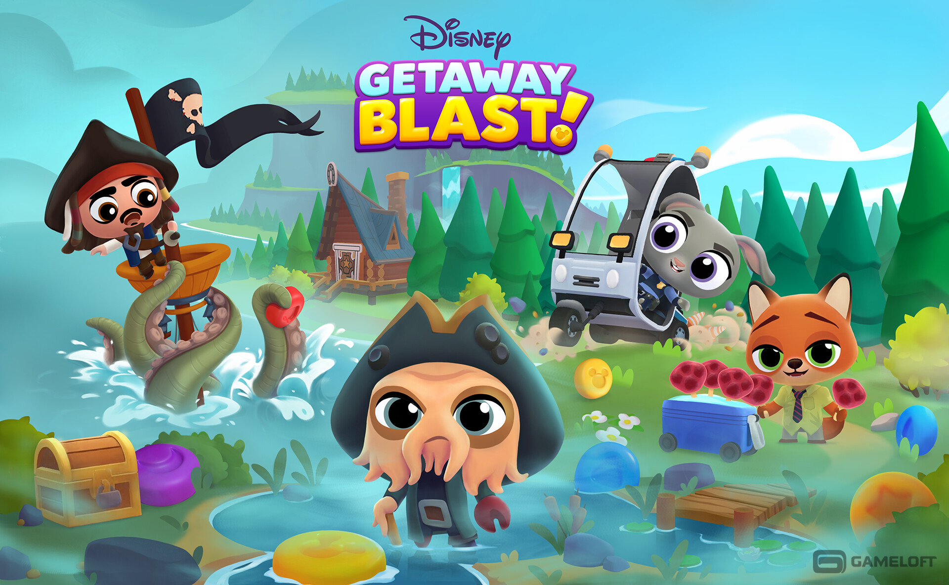 ArtStation - Disney Getaway Blast