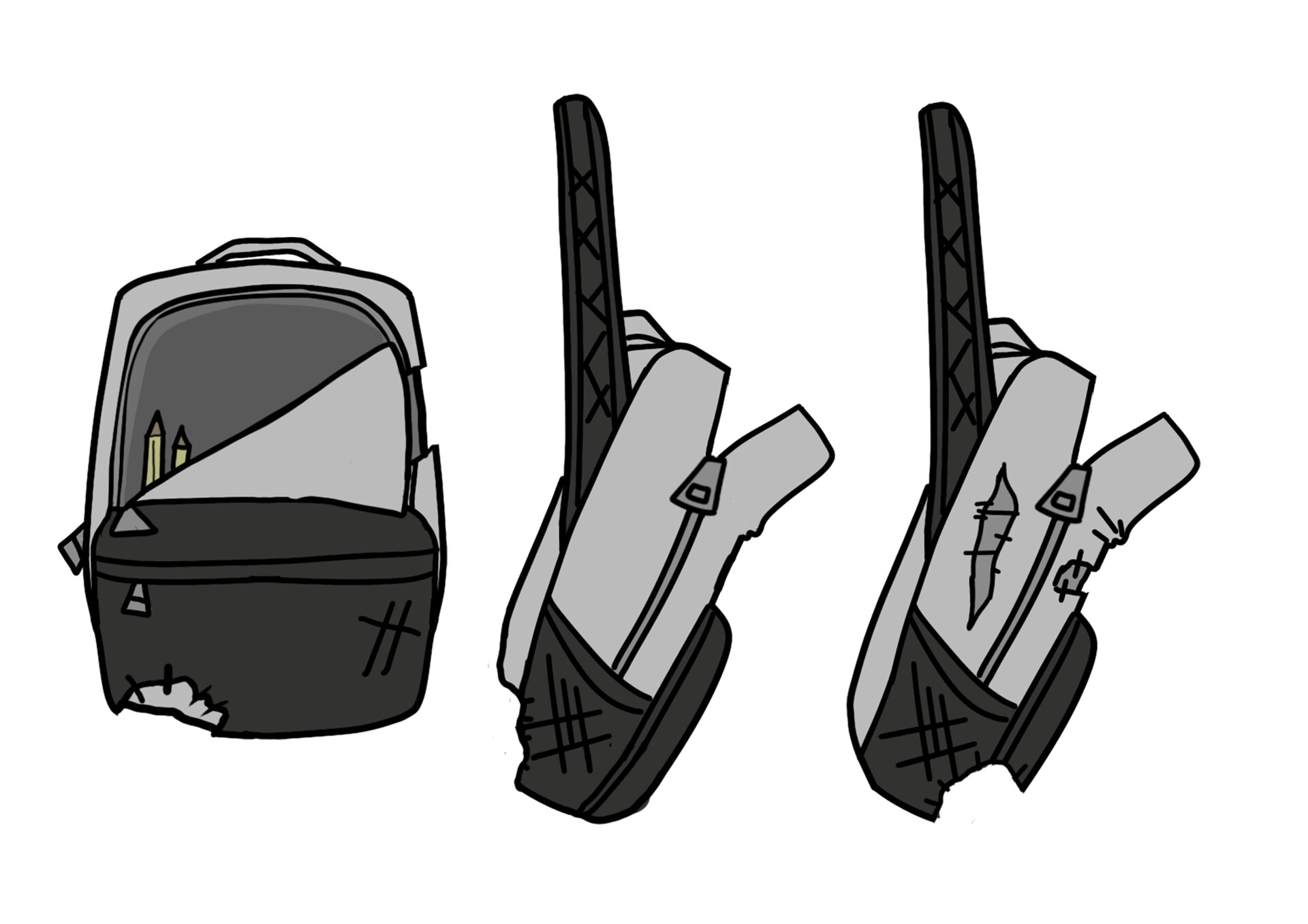 Nathan C - L3git Commission Work (Prop & Background Design)