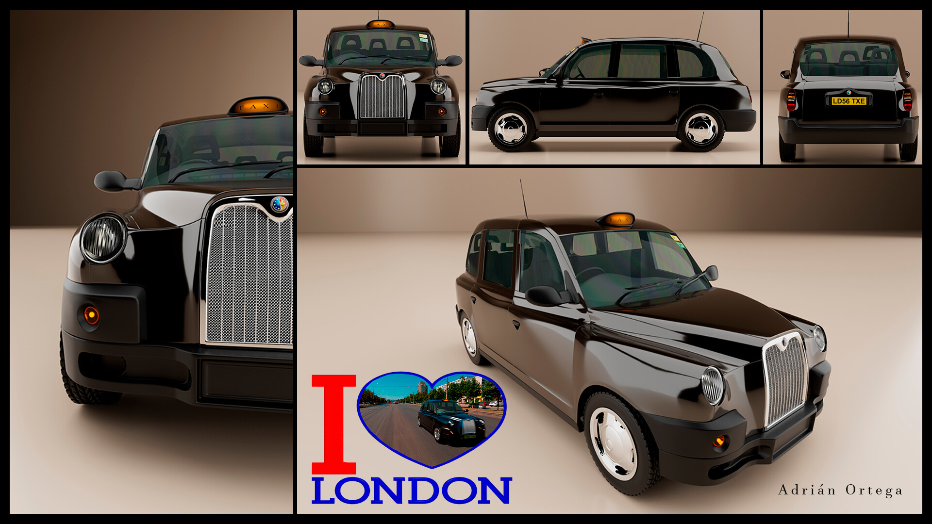 ArtStation - Adrian Ortega | London Taxi