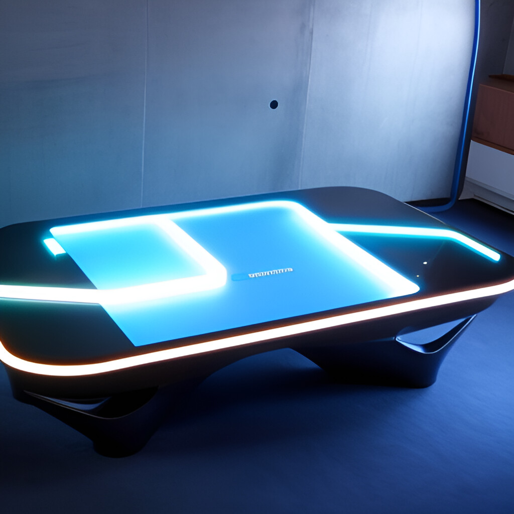 ArtStation - Futuristic table (Robotpunk)
