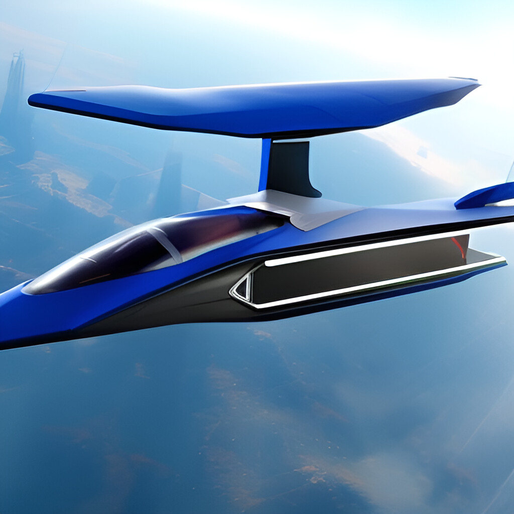 ArtStation - Futuristic plane (Robotpunk)