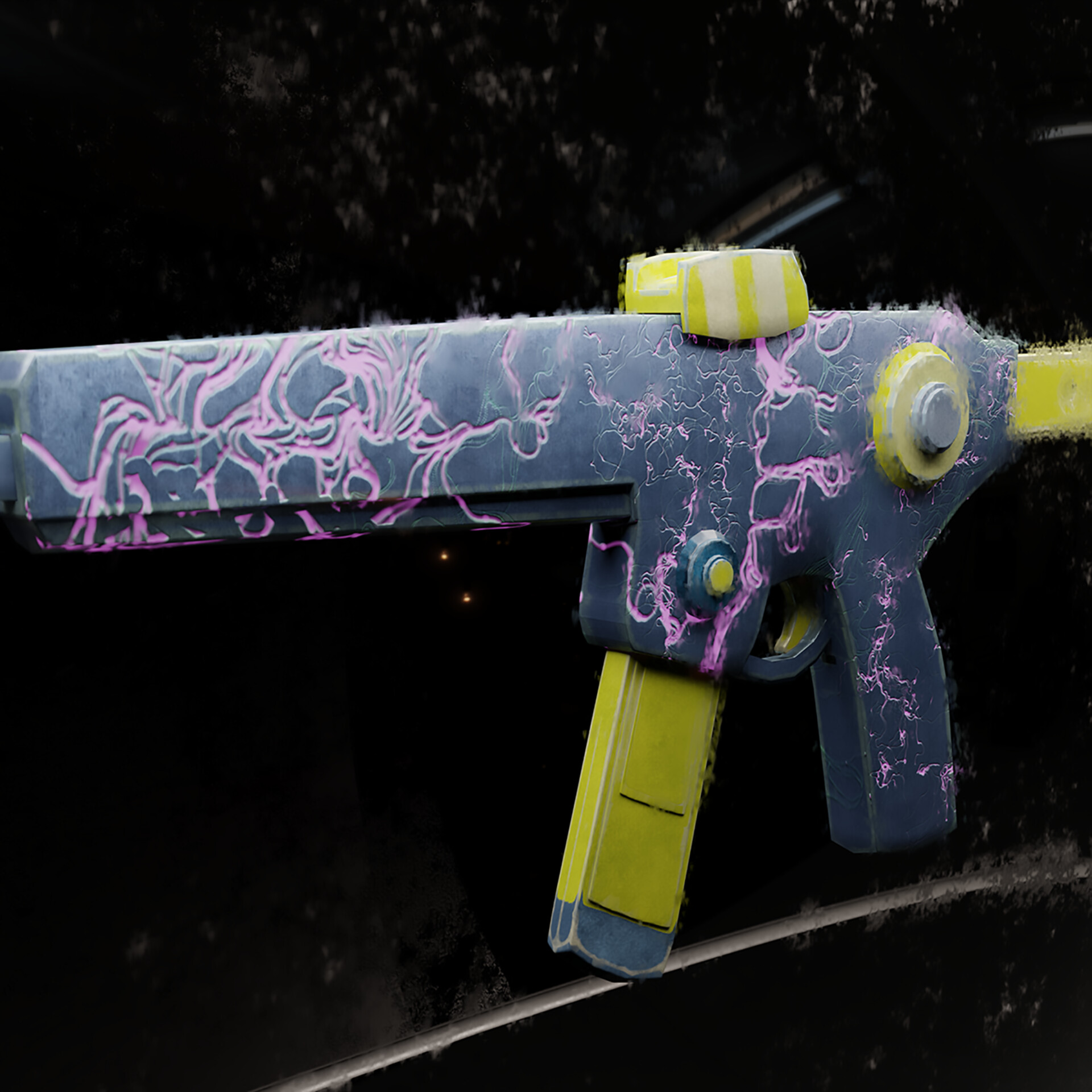 ArtStation - Stylized Weapon [Practice].