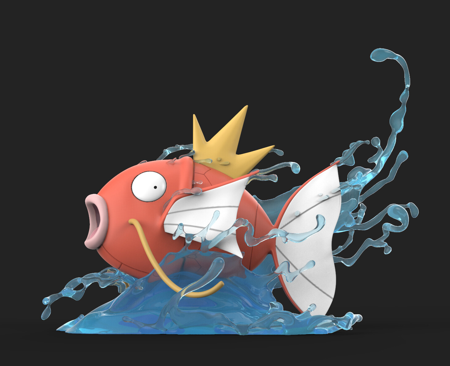 hyper realistic magikarp