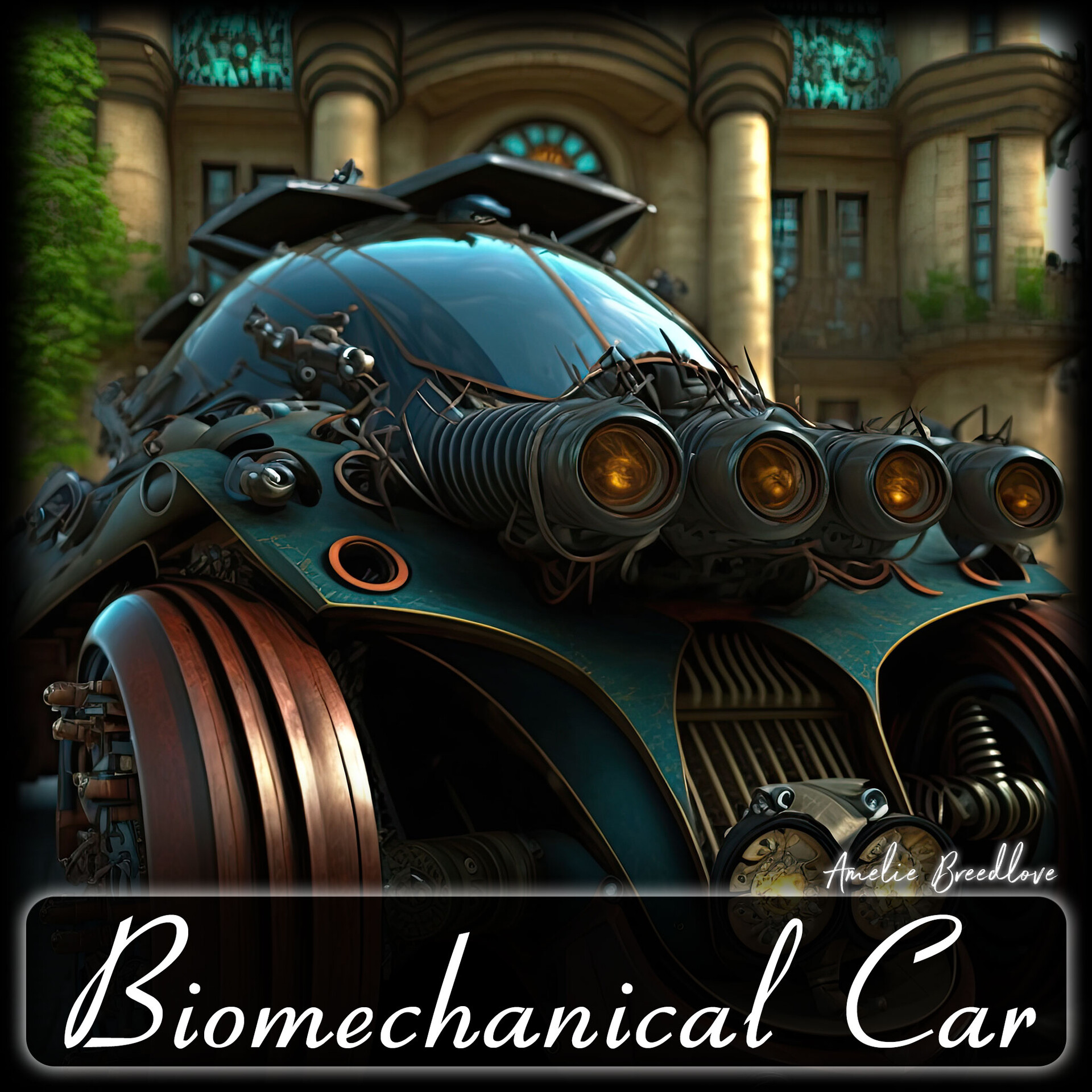 ArtStation - 200 Biomechanical Car Reference Pack | 8K | v.2