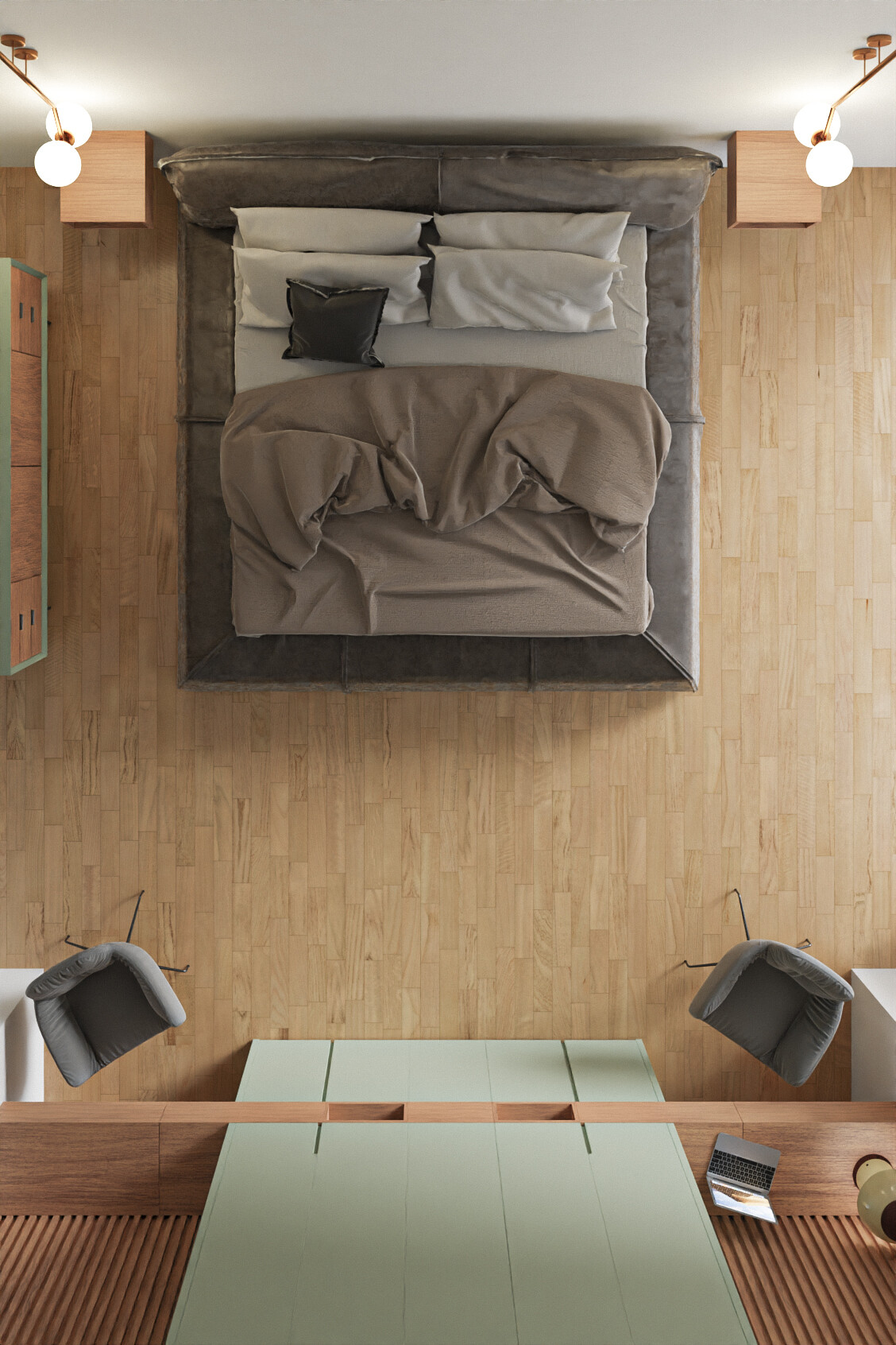 Mabel Design - Green Bedroom