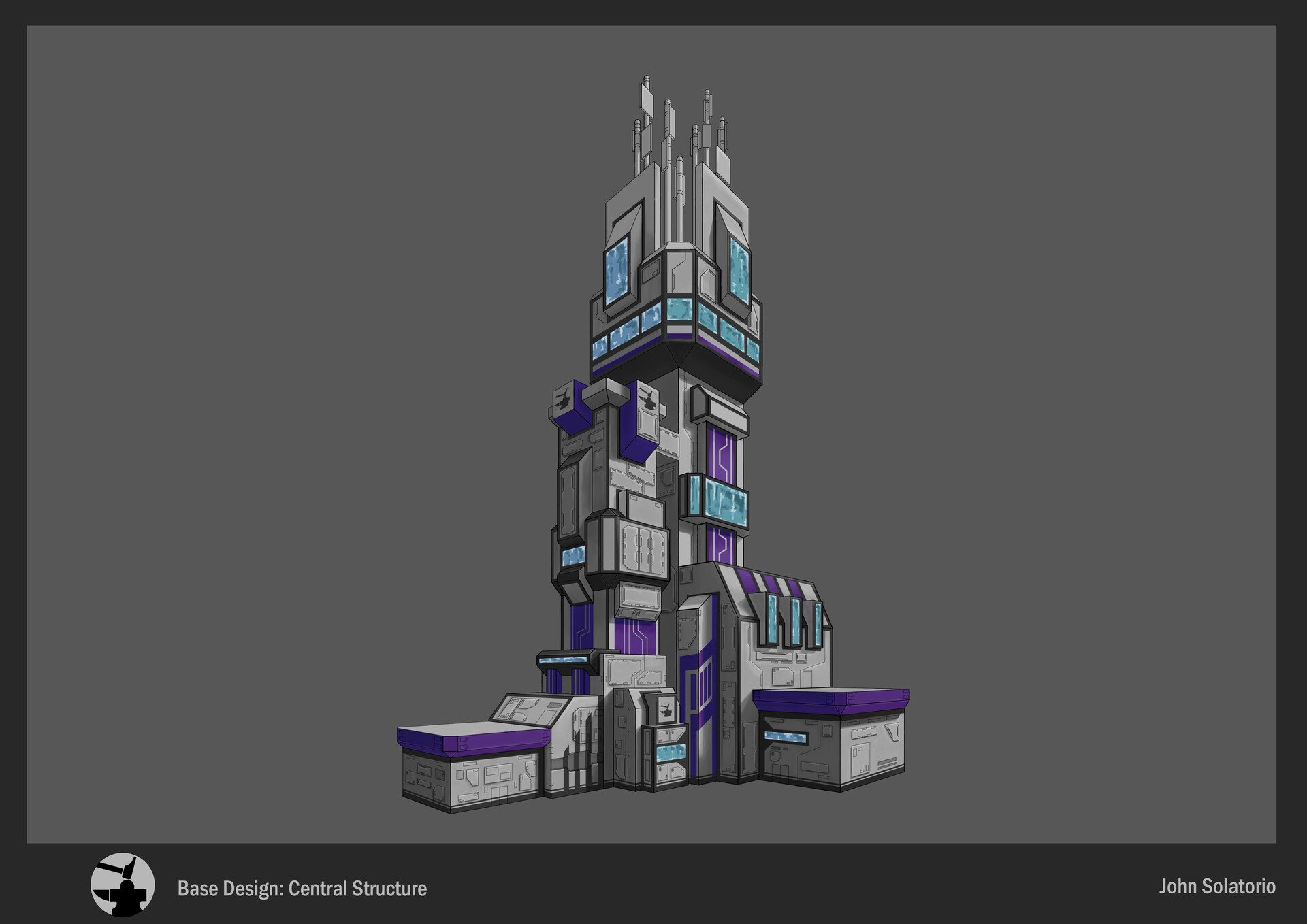 ArtStation - Base Design: Central Structure